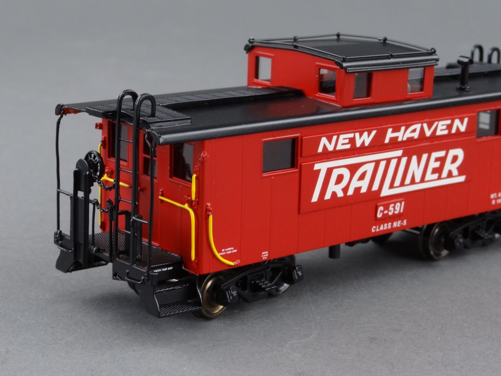 HO Brass Model Train - OMI 3979.1 Overland NH New Haven NE-5 Caboose #C ...