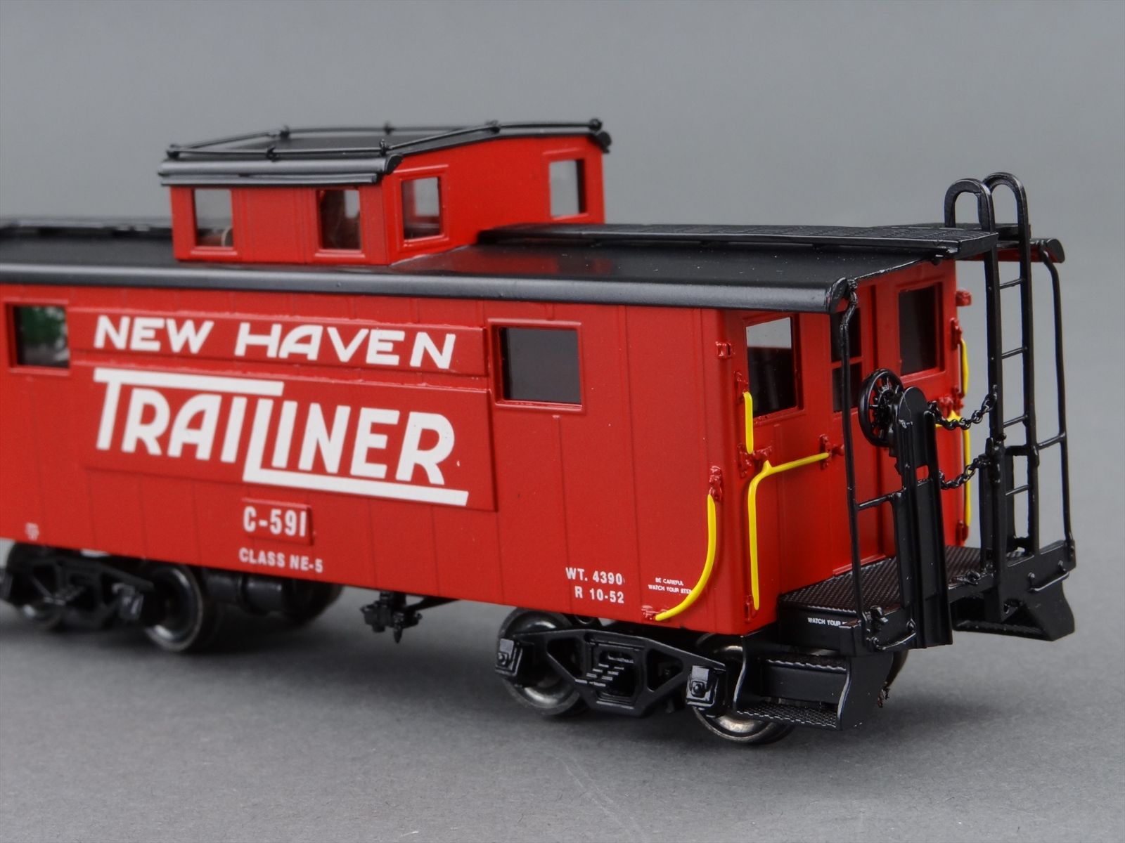 HO Brass Model Train - OMI 3979.1 Overland NH New Haven NE-5 Caboose #C ...