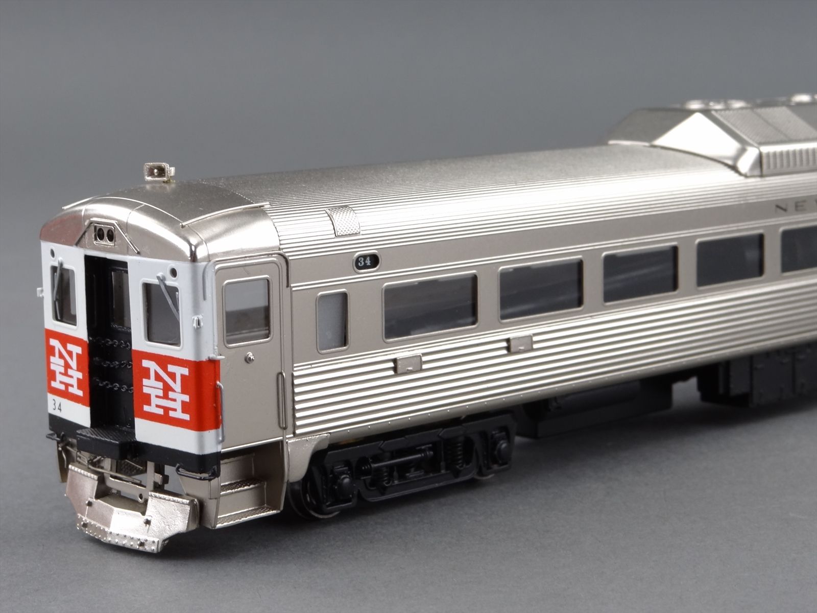 HO Brass Model Train - MTS NH New Haven RDC-1 Rail Diesel Car #34