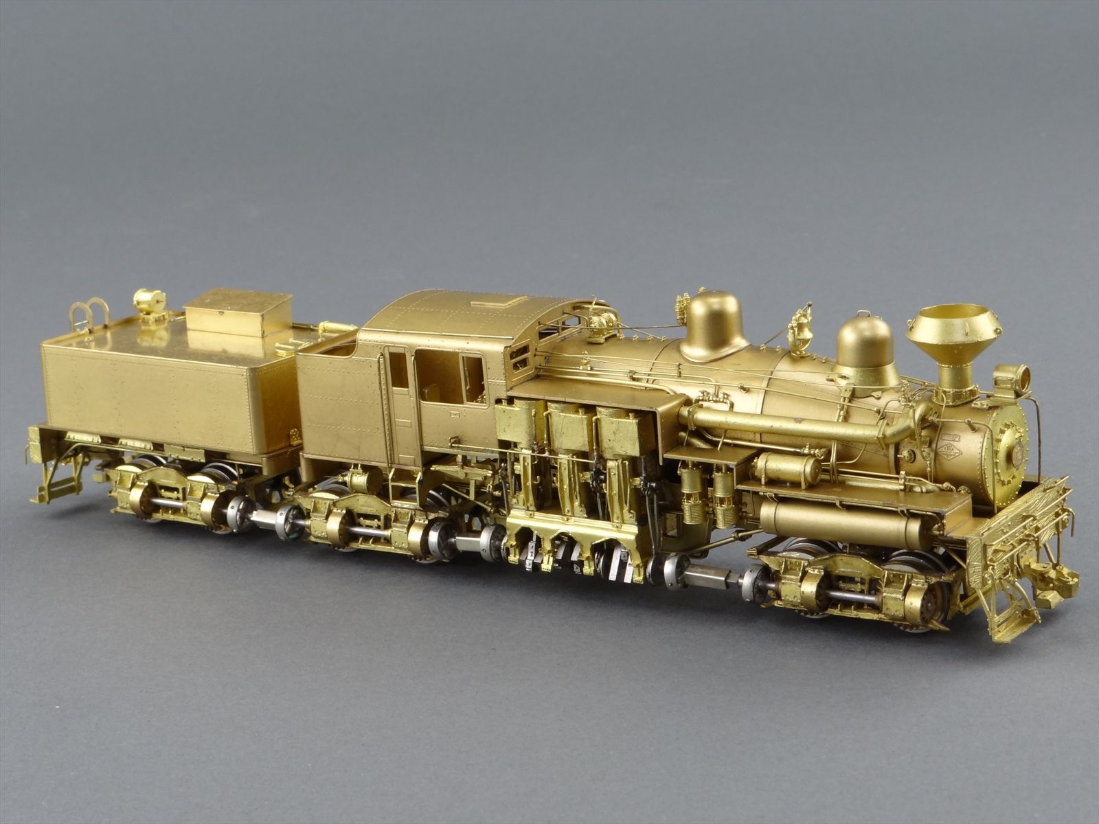 HO Brass Model Train - Key Imports GC&E Greenbrier Cheat & Elk 3 Truck Shay