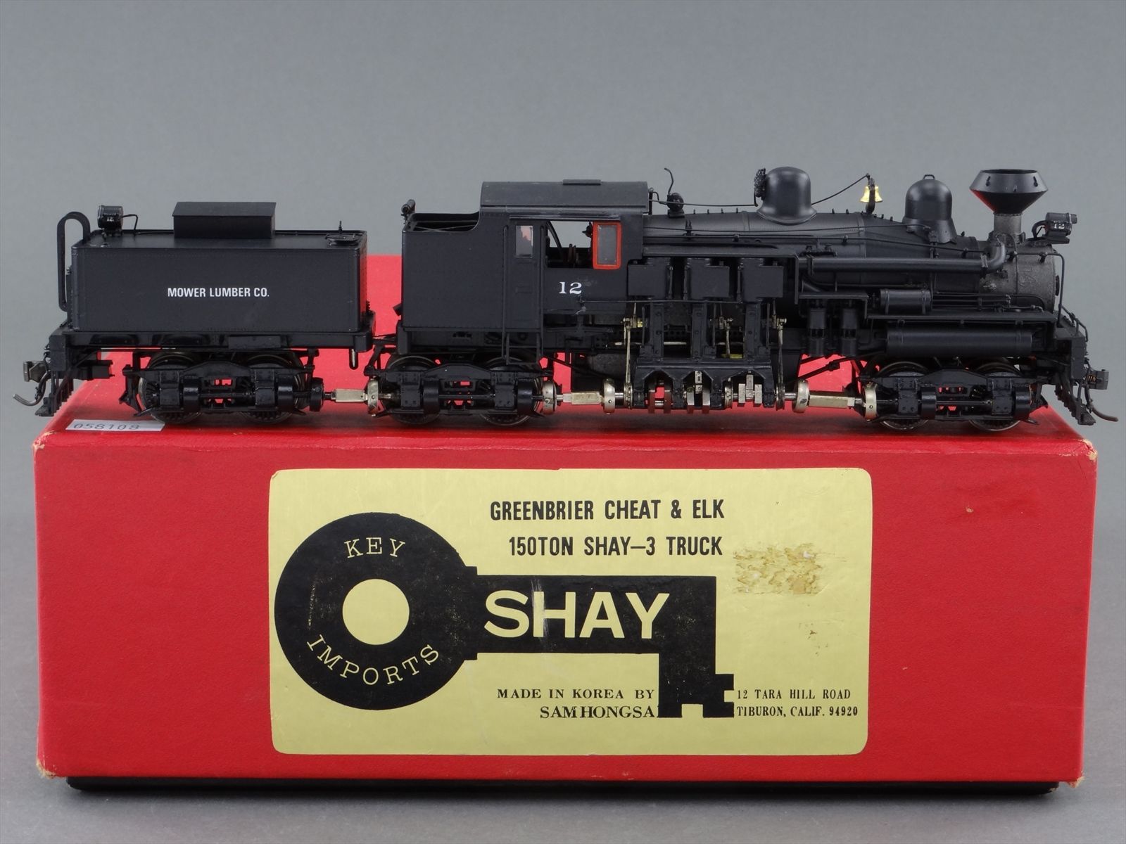HO Brass Model Train - Key Imports GC&E 3 Truck Shay - Custom for Mower ...