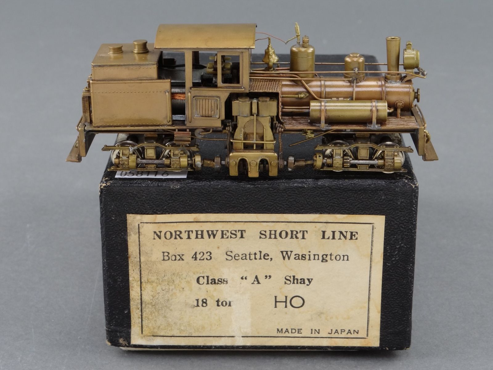 HO Brass Model Train NWSL 18-Ton Class A Shay - Logging Loco