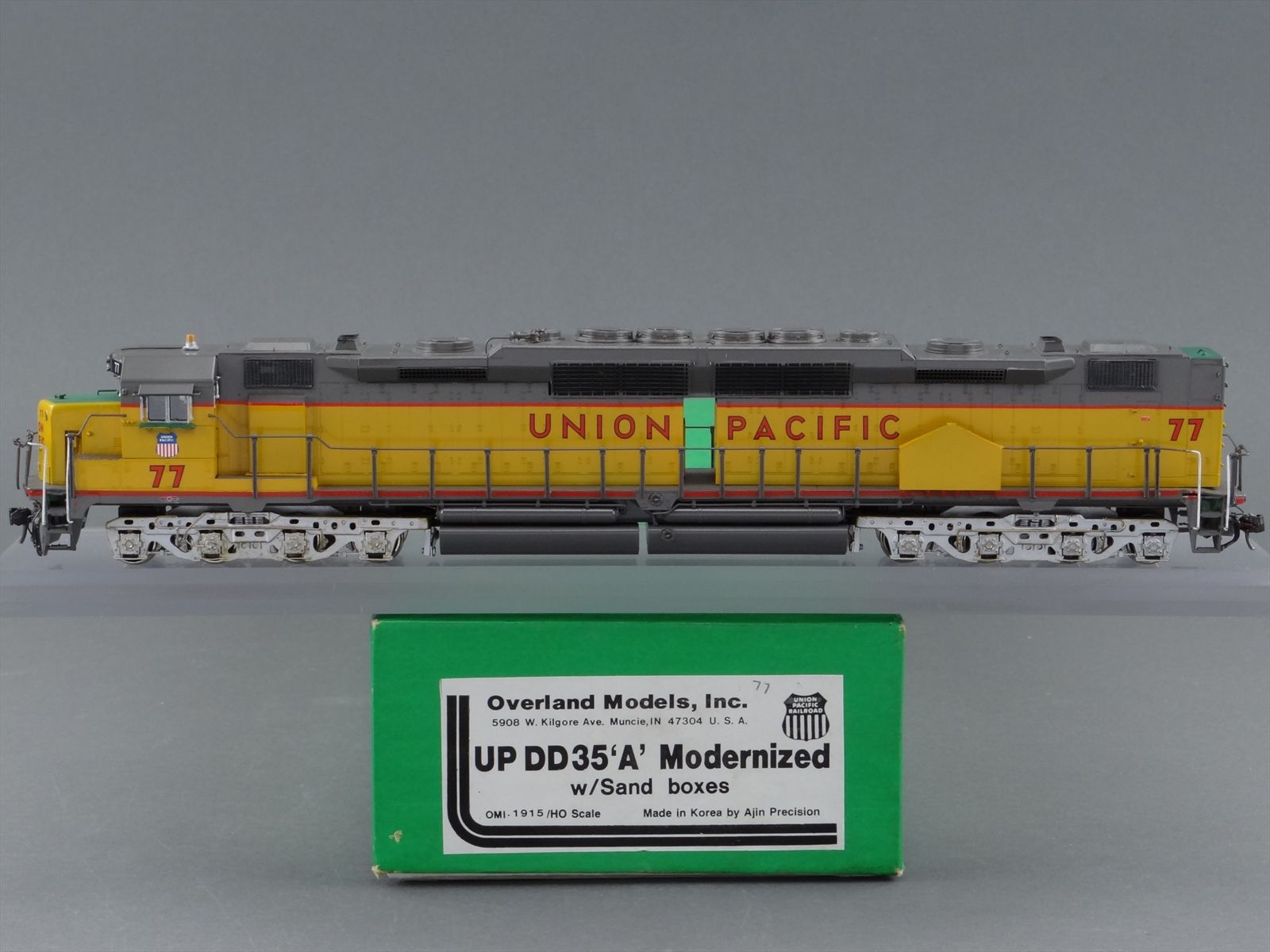 HO Brass Model Train - OMI 1915 Overland UP Union Pacific DD35A Diesel ...