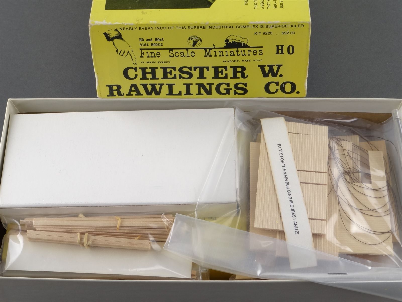 HO Scale Craftsman Kit - FSM Fine Scale Miniatures Kit #220 Chester ...