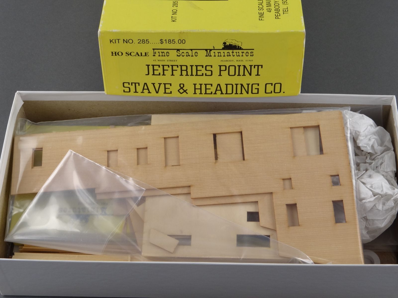 HO Craftsman Kit - FSM Fine Scale Miniatures Kit #285 Jeffries Point