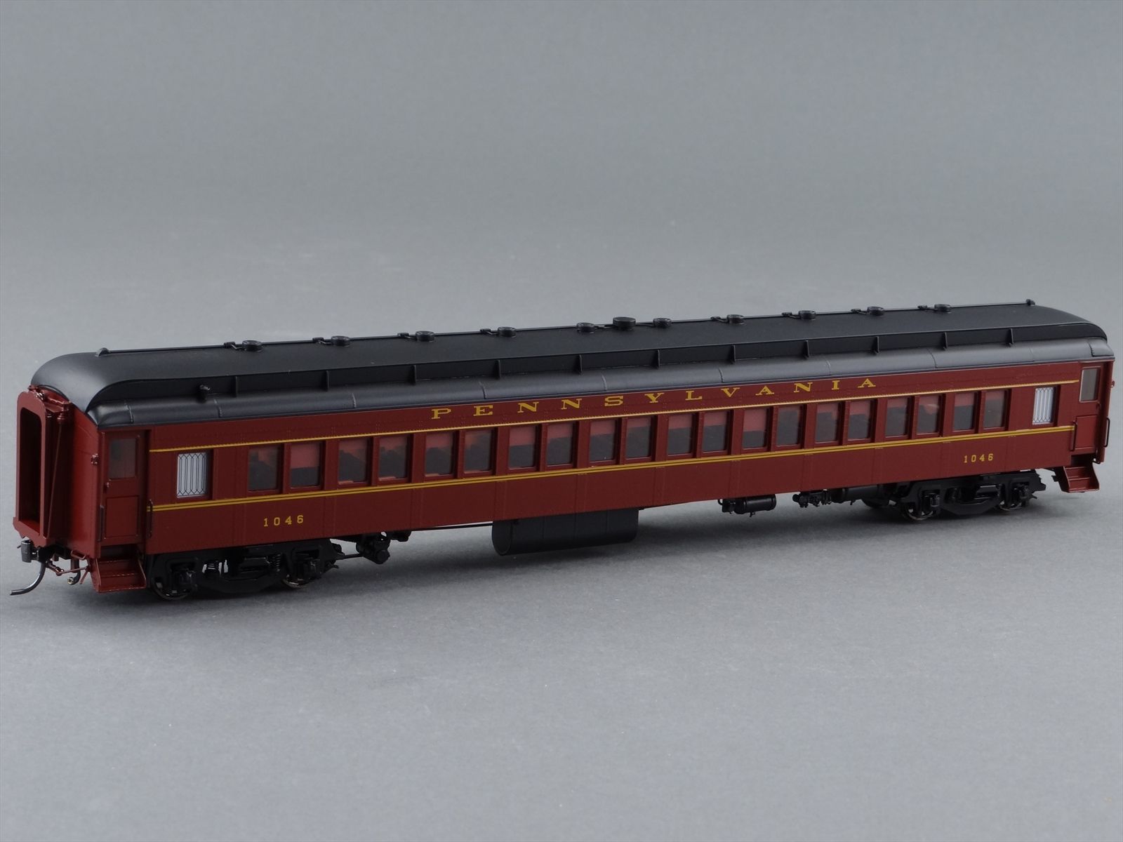 HO Brass Model Train TCY PRR P70 Coach Three Stripe, Road #1046 TCY ...