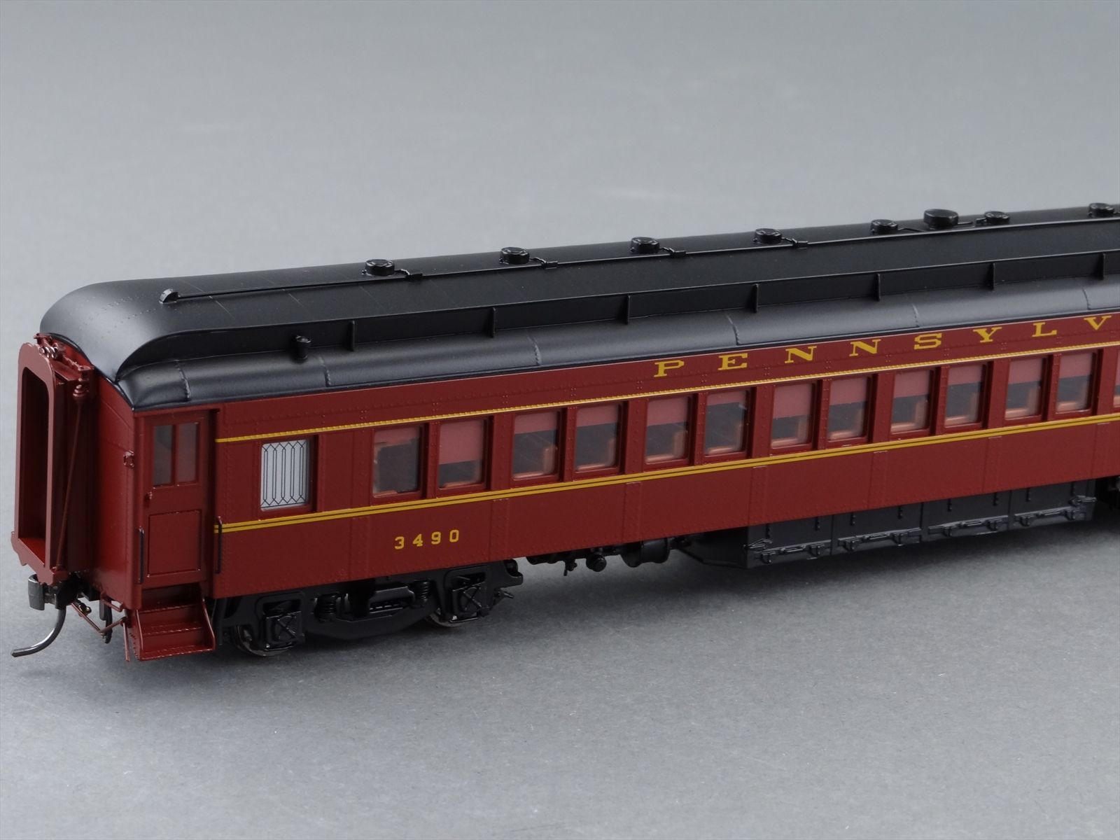 HO Brass Model Train TCY PRR P70R Coach Three Stripe, Road #3490 TCY ...