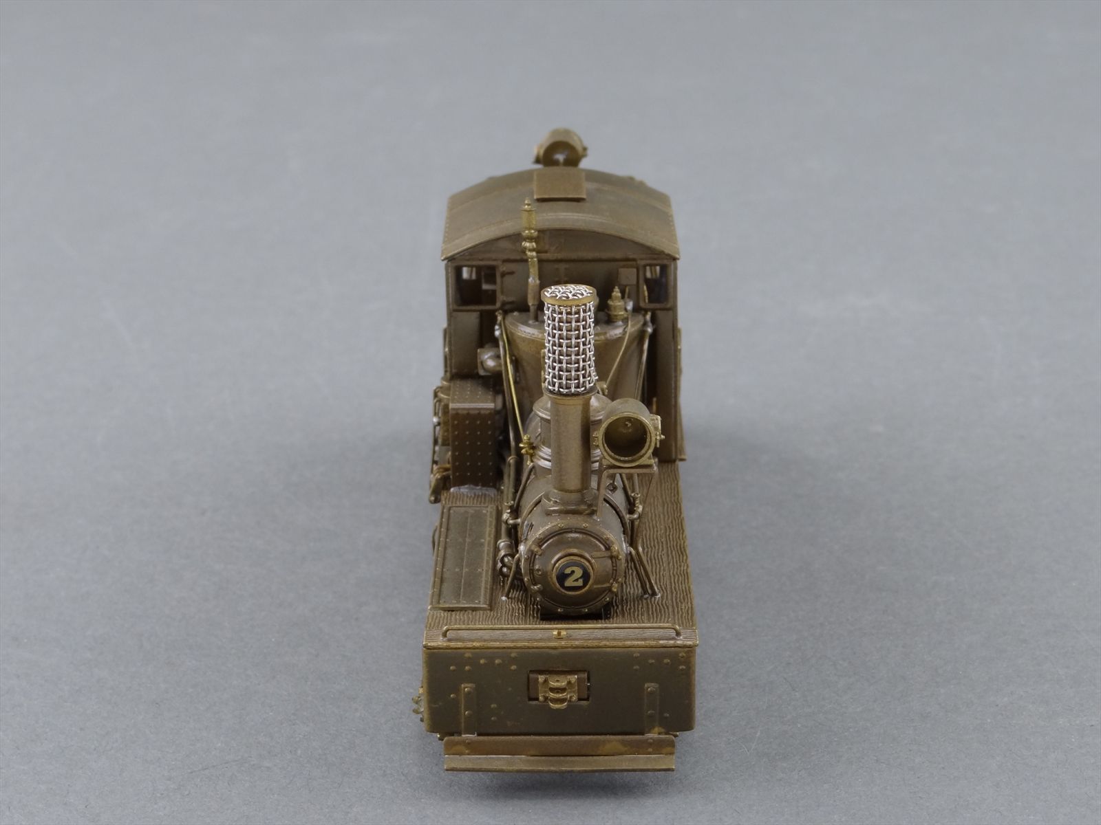 HO Brass Model Train - PFM United Mich Cal Lumber 2-Truck Shay #2 ...