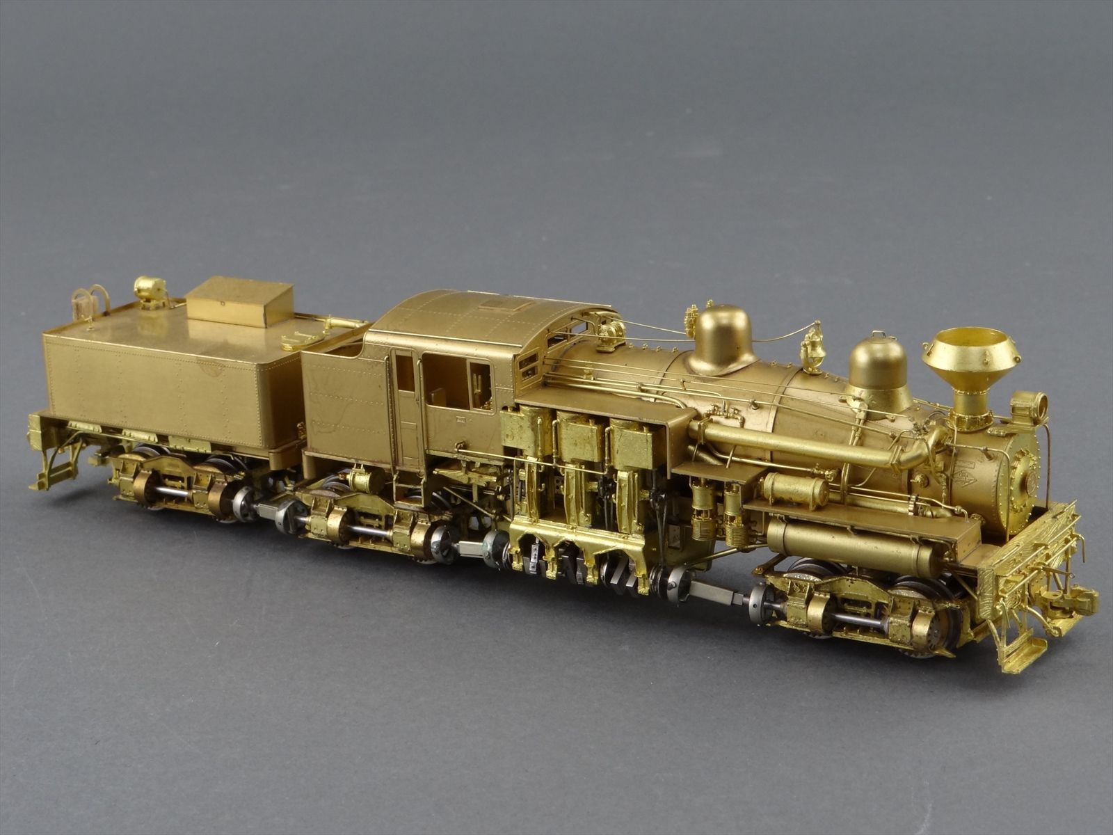 HO Brass Model Train - Key Imports GC&E Greenbrier Cheat & Elk 3 Truck Shay