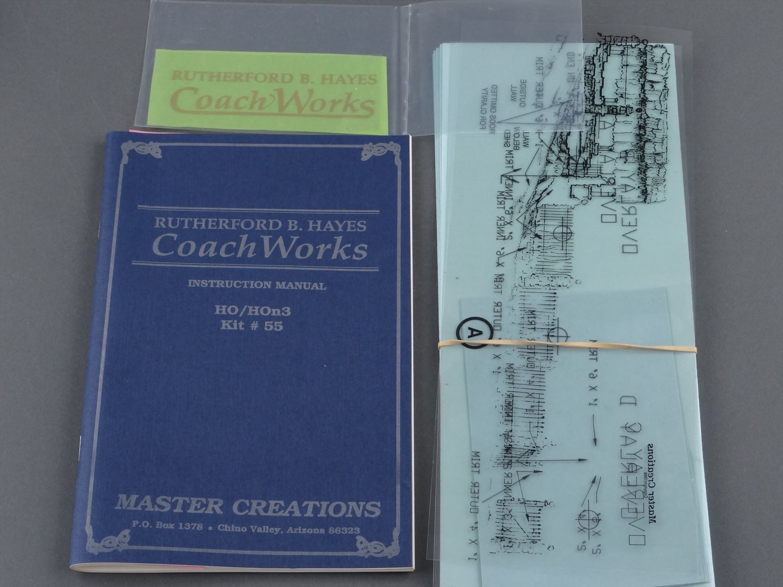 HO Craftsman Kit - Master Creations - Coach Works Kit #55