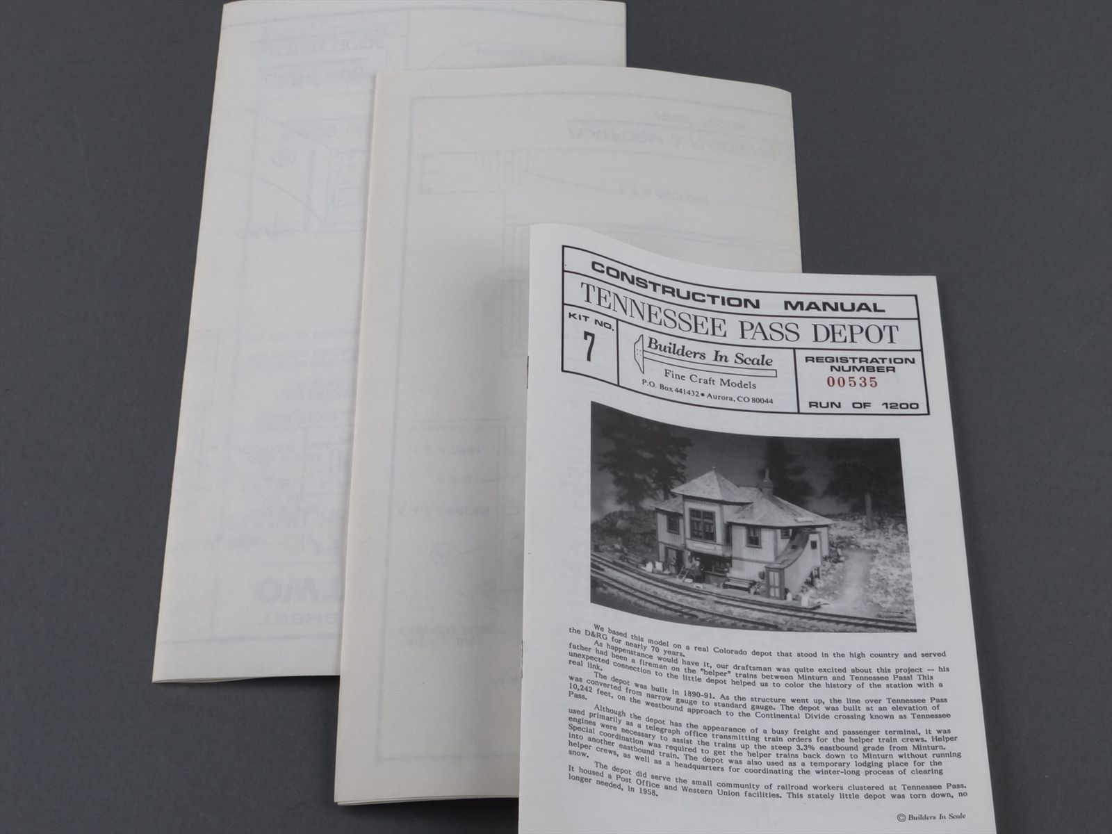 HO HOn3 Craftsman Kits - BIS Builders in Scale - Tennessee Pass Depot ...