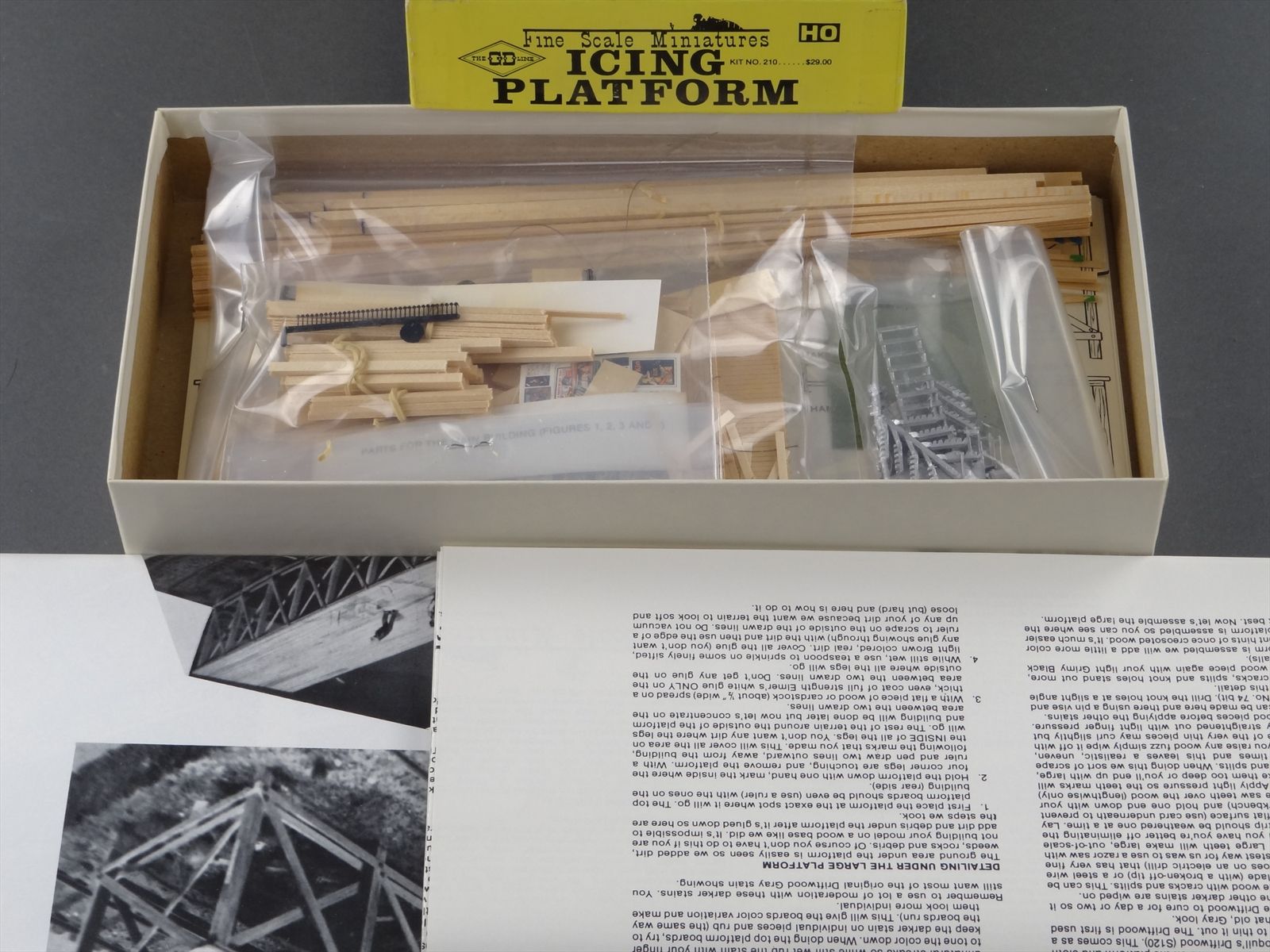 HO Craftsman Kit - FSM Fine Scale Miniatures Kit #210 John Allen Icing ...