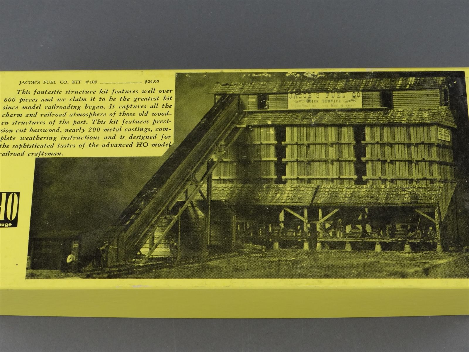 HO Craftsman Kit - FSM Fine Scale Miniatures Kit #100 Jacob's Fuel Company