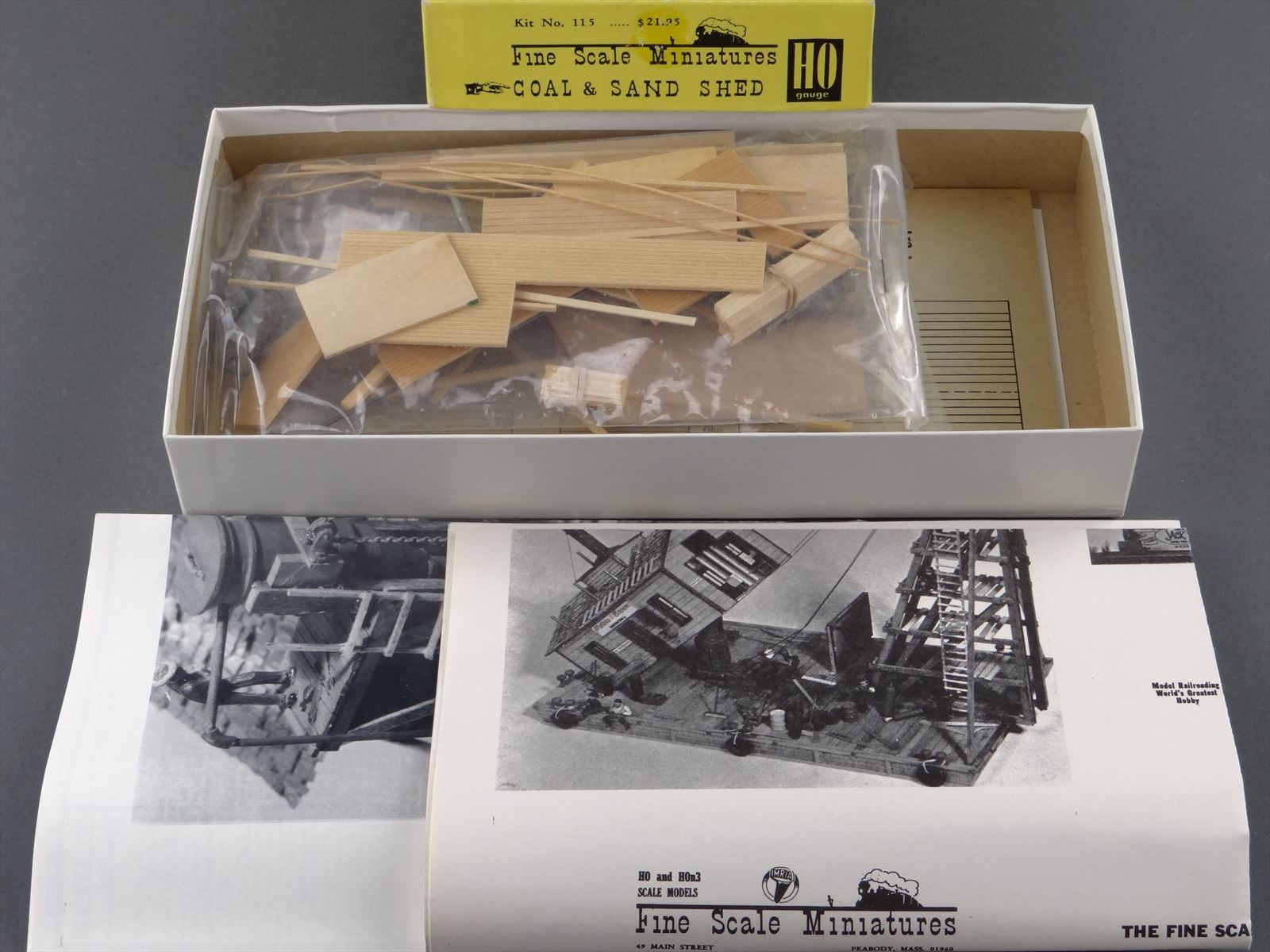 HO Scale Craftsman Kit - FSM Fine Scale Miniatures Kit #115 Coal & Sand ...