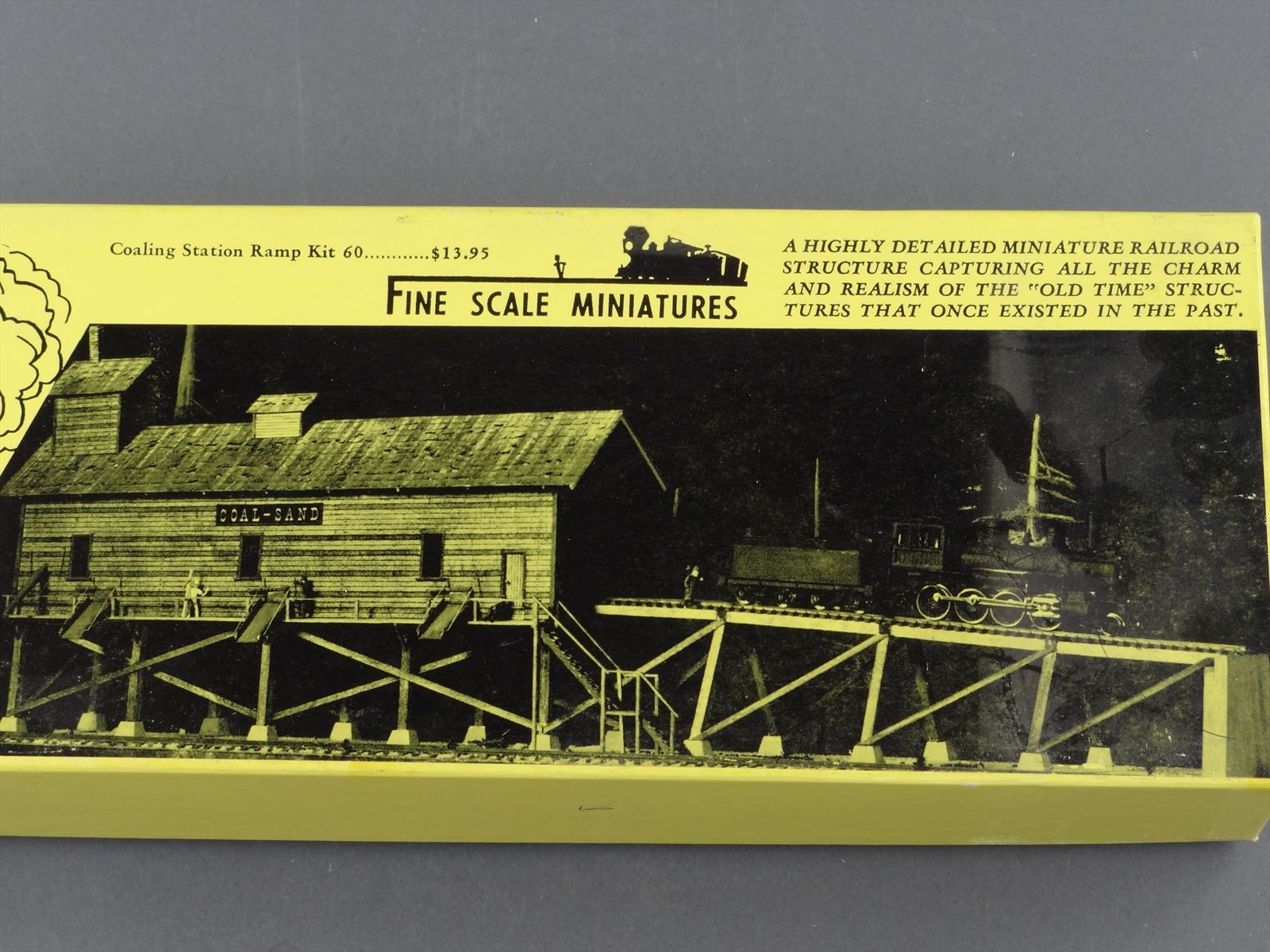 HO Scale Craftsman Kit - FSM Fine Scale Miniatures Kit #60 Coaling Station