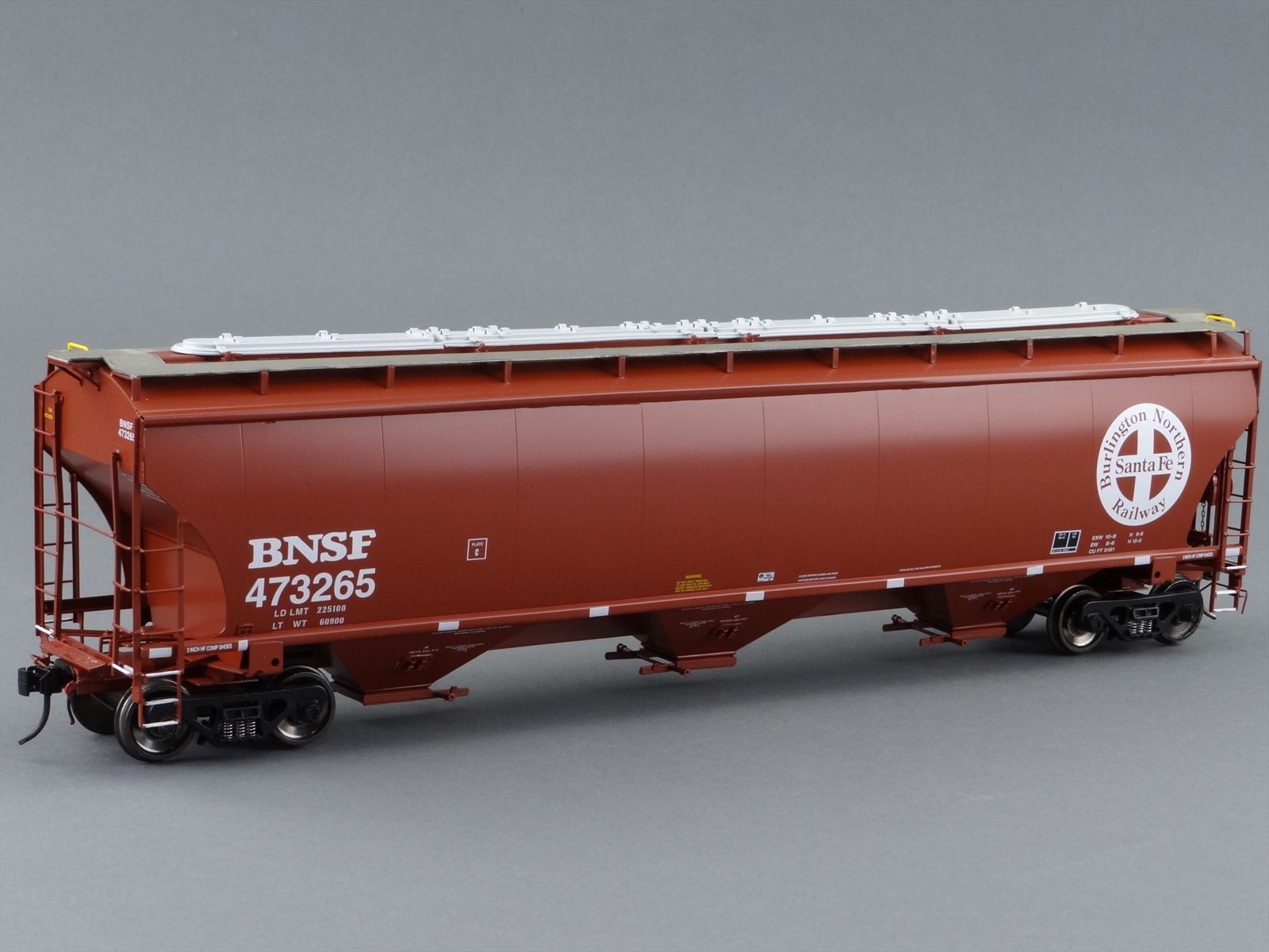 O Scale Pecos River Brass 4662A BNSF Trinity Industries 5161cf Covered ...