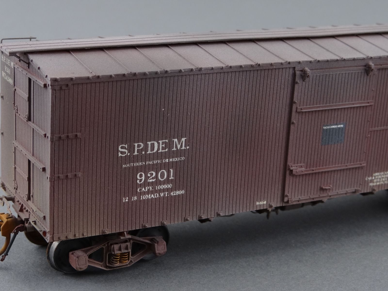 HO Westerfield 7301 Pro Built Kit - SP / SPDeM Mexico B-50-6 Box Car ...