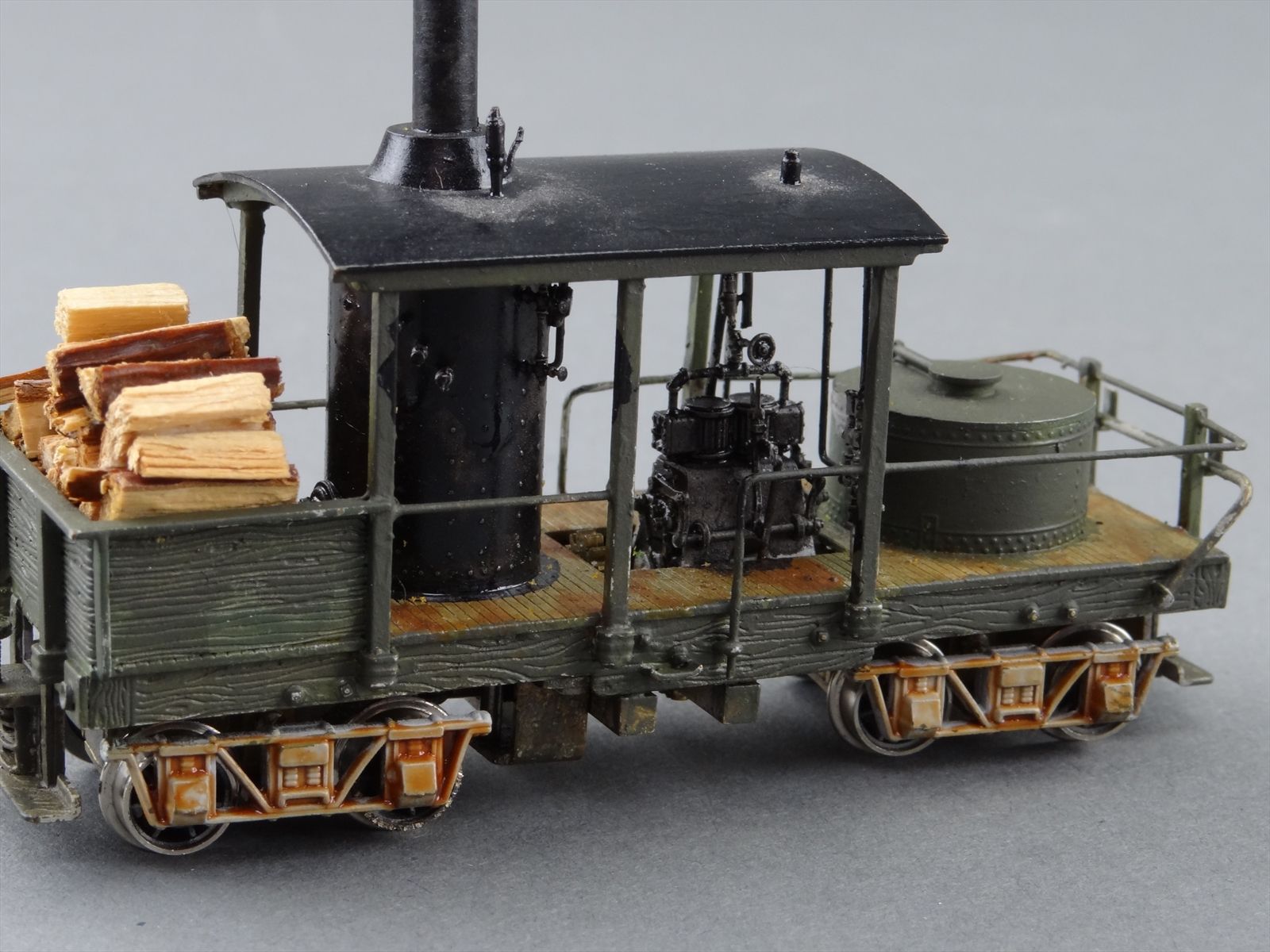 HO Brass Model Train - NWSL 12-Ton Vertical Boiler Class A 2-Truck ...