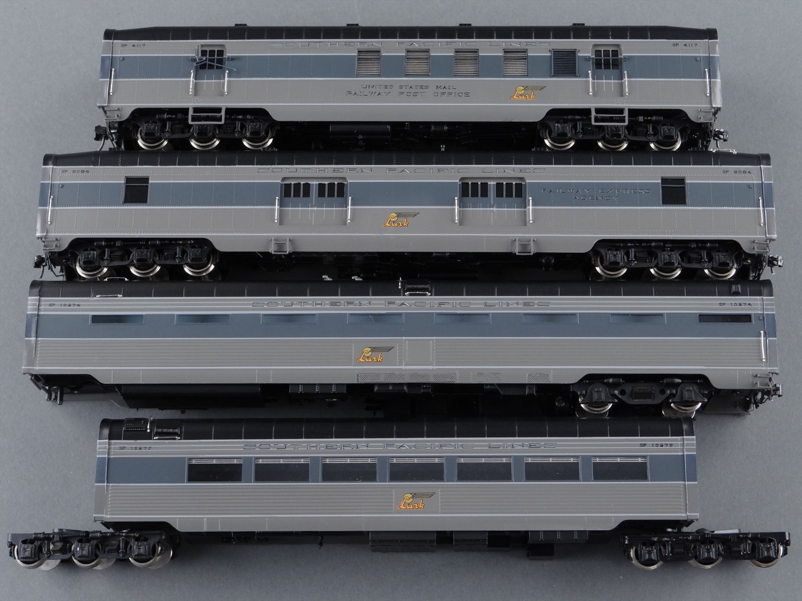 HO Brass PSC 16352 Precision Scale SP Southern Pacific LARK 9-Car ...