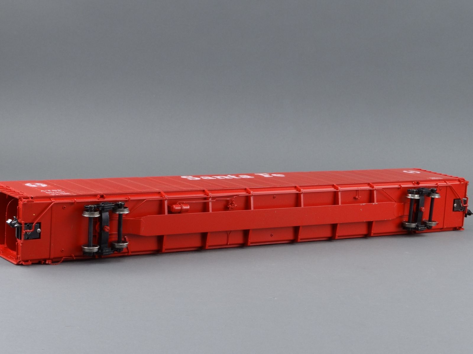 O Scale Brass OMI 0769 Overland ATSF Santa Fe Safe-Pak Tri-Level Auto ...