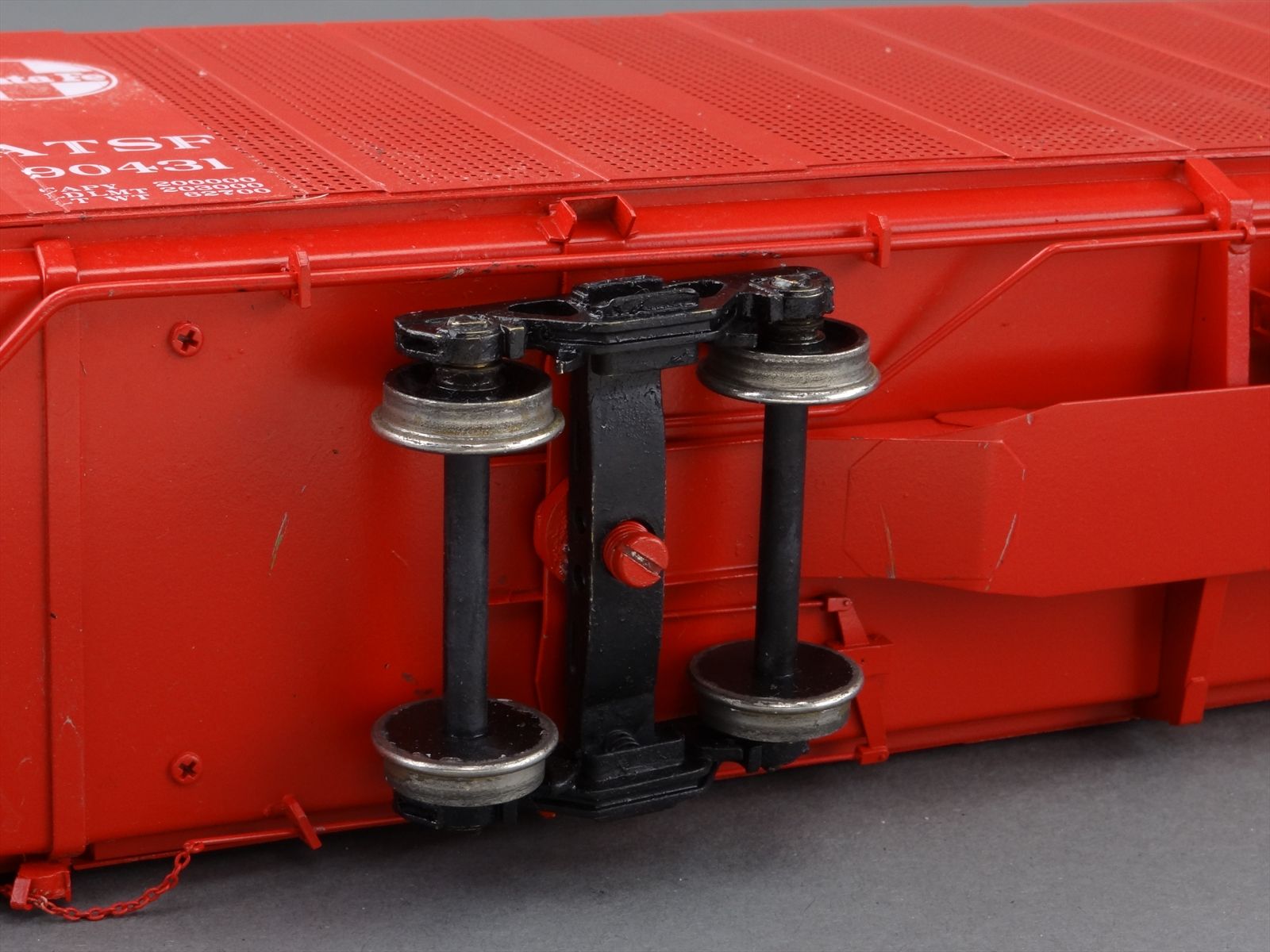 O Scale Brass OMI 0769 Overland ATSF Santa Fe Safe-Pak Tri-Level Auto ...