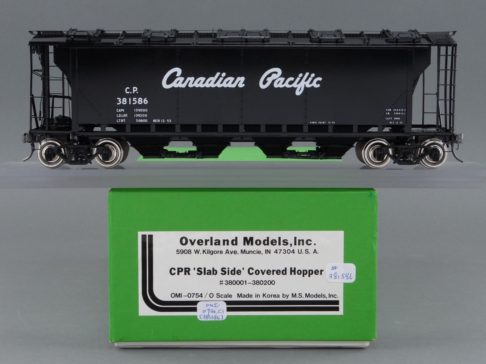 O Scale Brass OMI 0754 Overland CPR CP Canadian Pacific Slab Side ...