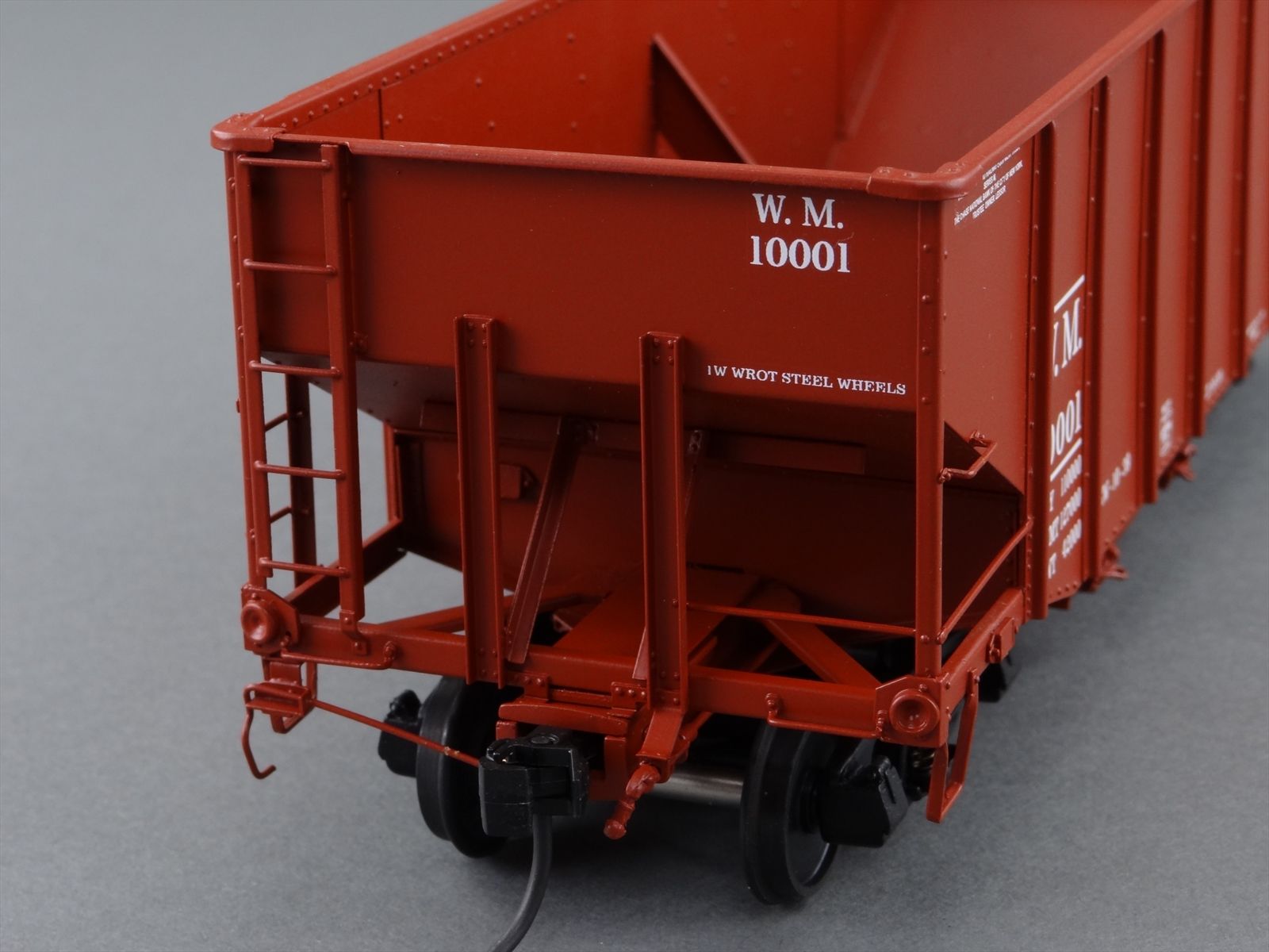 O 2-Rail Brass RYM Rich Yoder WM Western Maryland 55-Ton H-5 Fishbelly ...