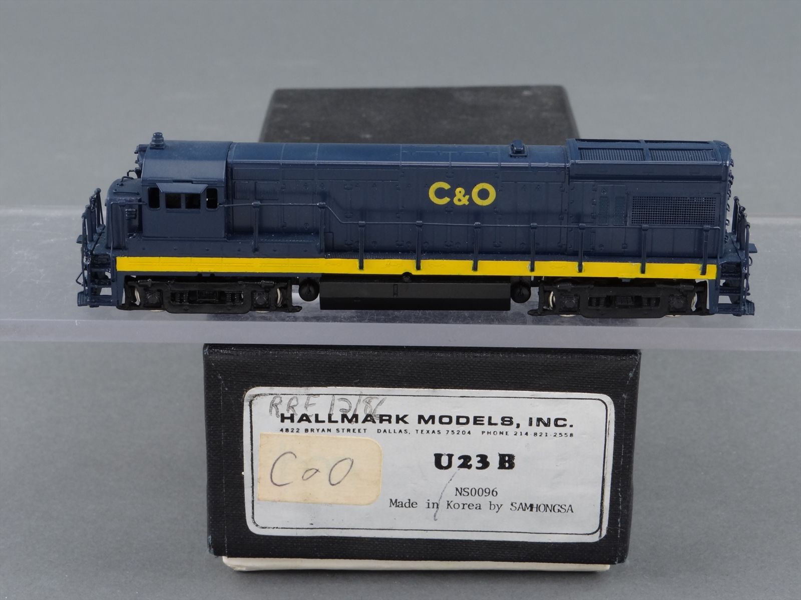 N Scale Brass Model Train - Hallmark Models C&O Chesapeake & Ohio U23B ...