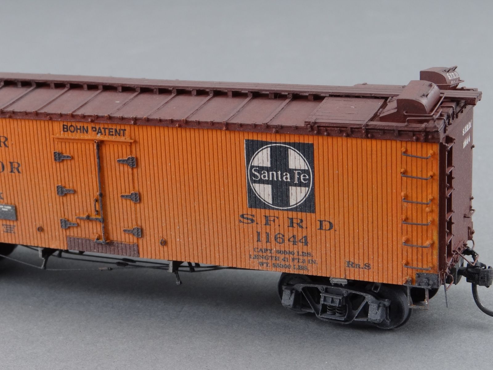 HO Westerfield 10803 Pro Built Kit - SFRD Santa Fe Reefer Refrigerator ...