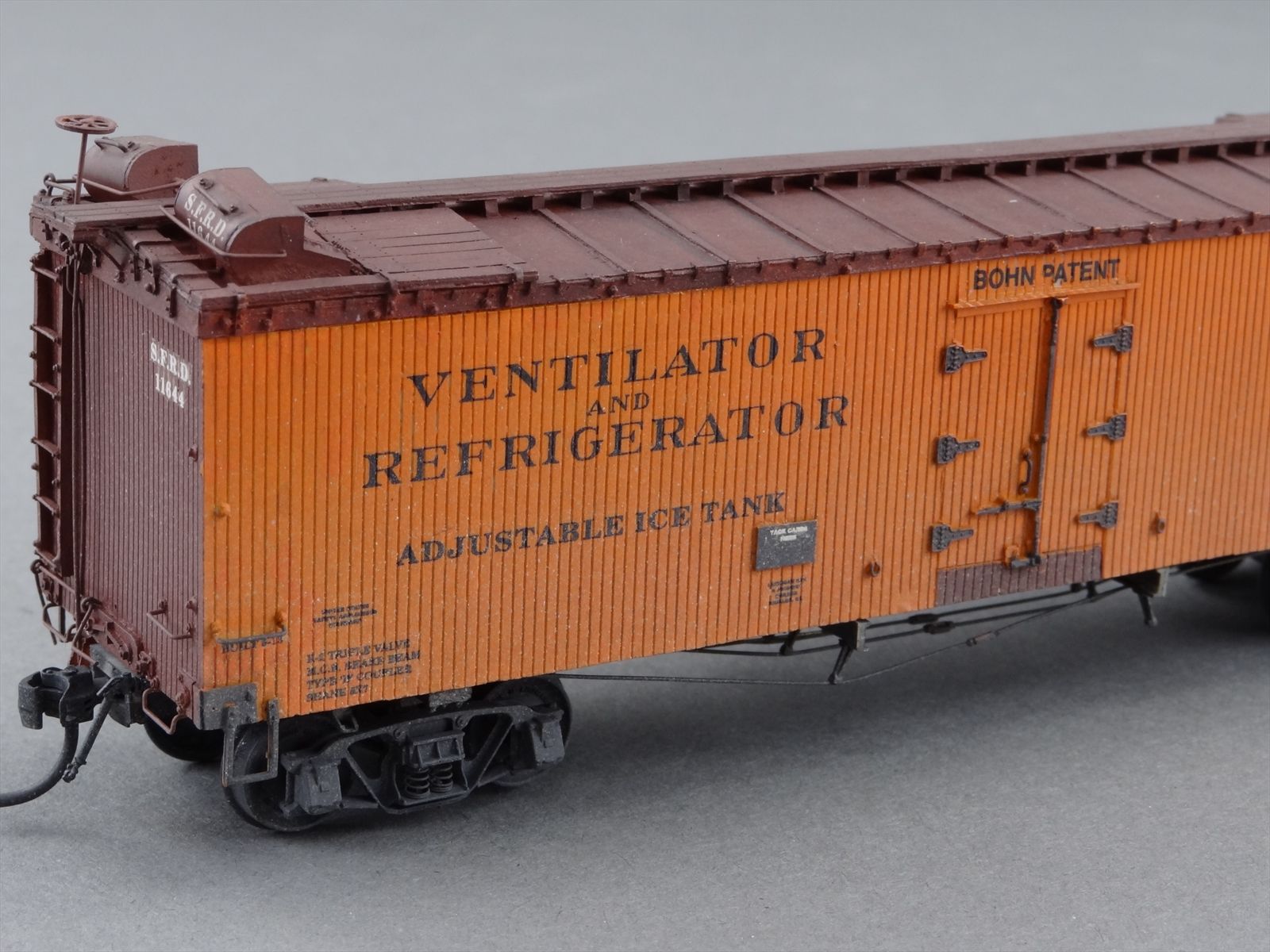 HO Westerfield 10803 Pro Built Kit - SFRD Santa Fe Reefer Refrigerator ...