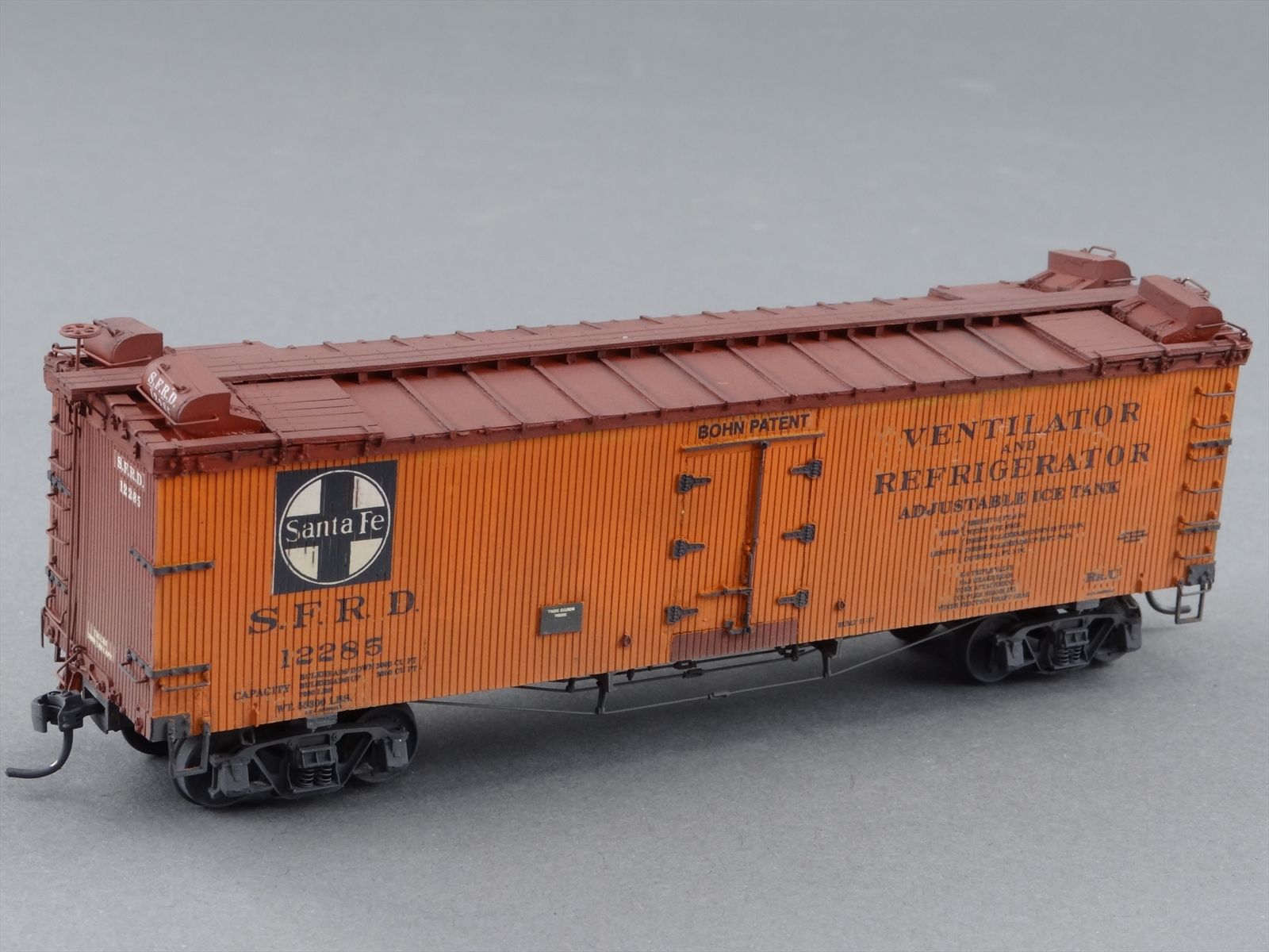 HO Westerfield 10804 Pro Built Kit - SFRD Santa Fe Reefer Refrigerator ...