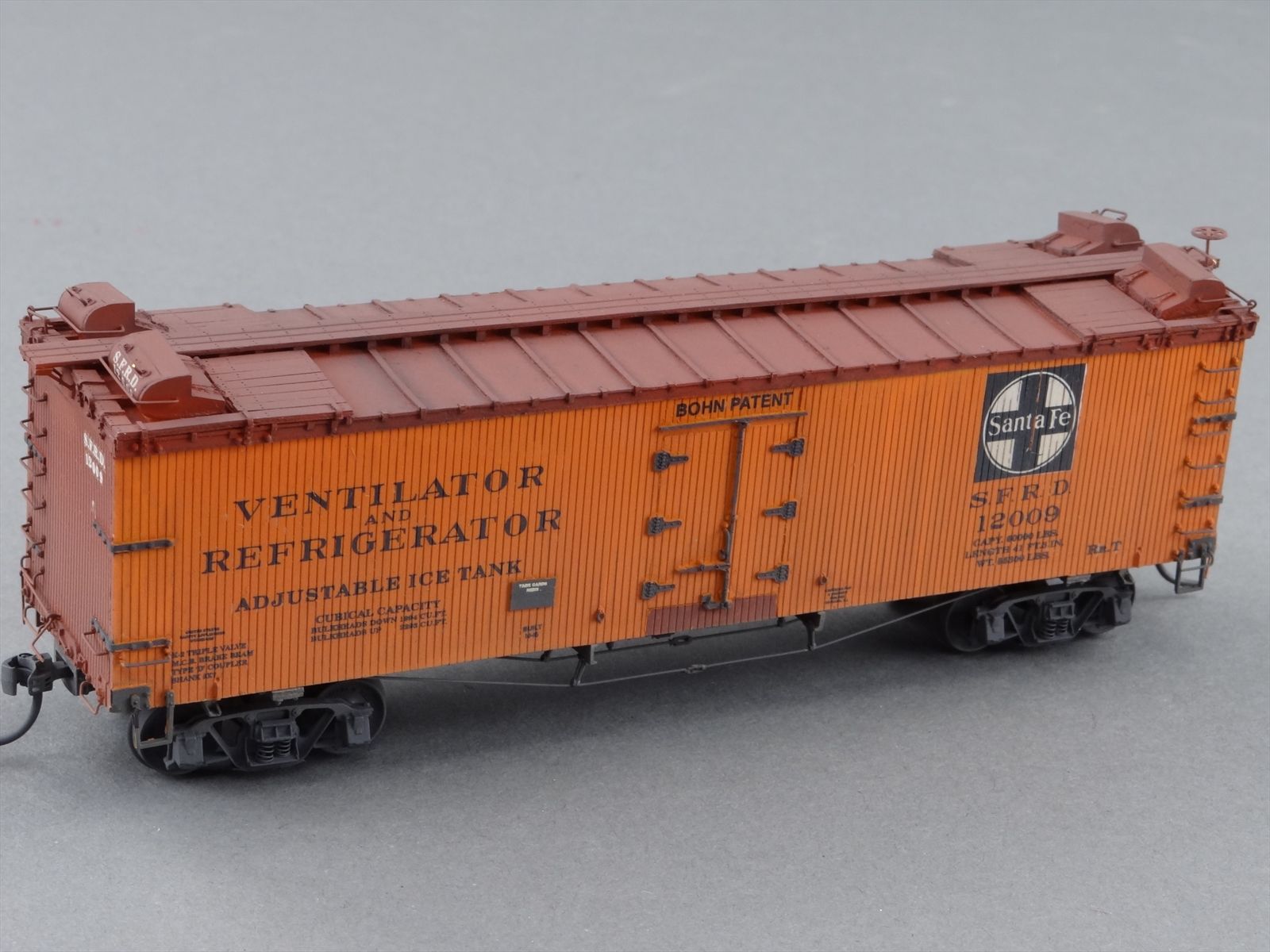 HO Westerfield 10804 Pro Built Kit - SFRD Santa Fe Reefer Refrigerator ...