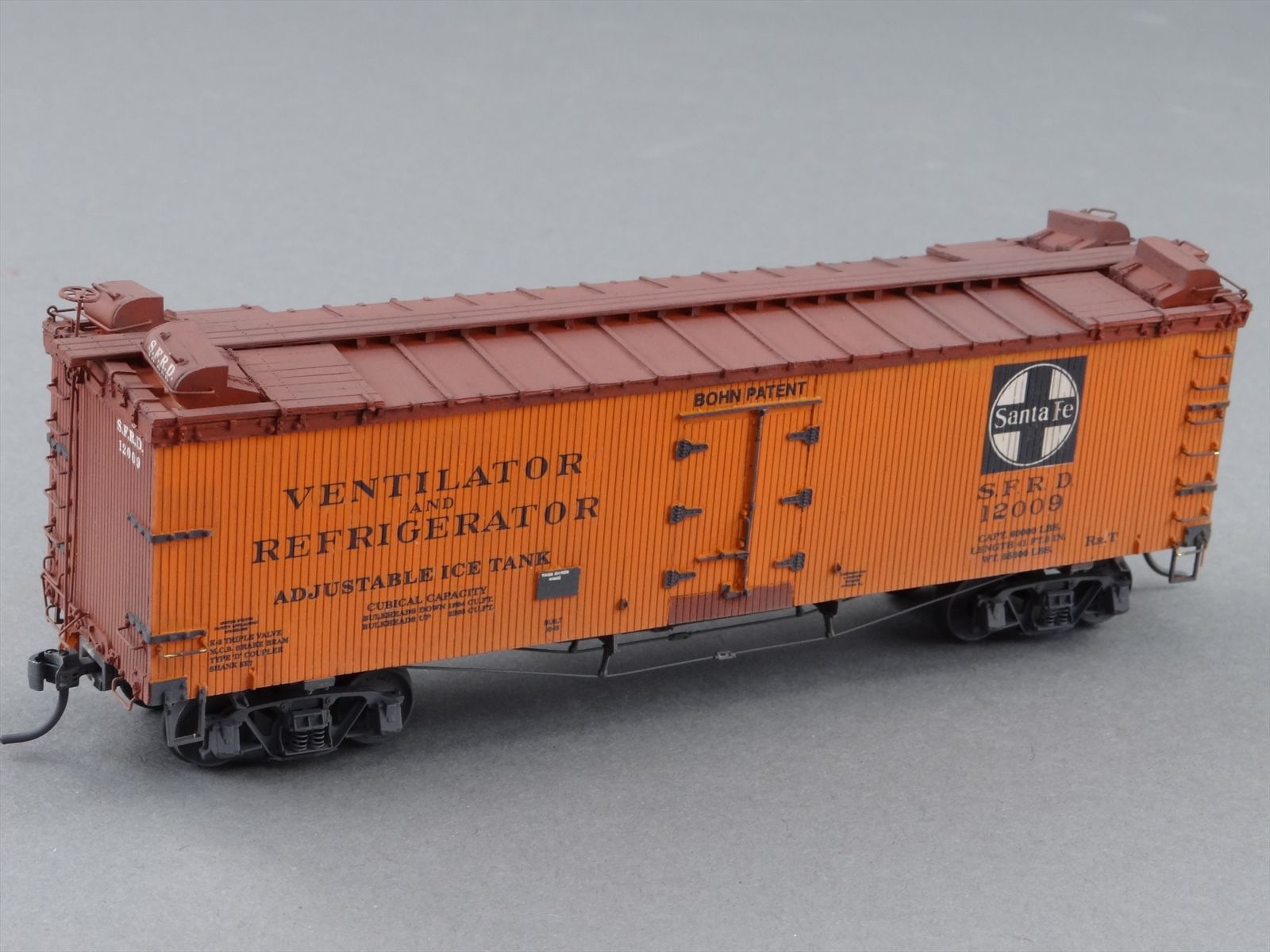 HO Westerfield 10804 Pro Built Kit - SFRD Santa Fe Reefer Refrigerator ...