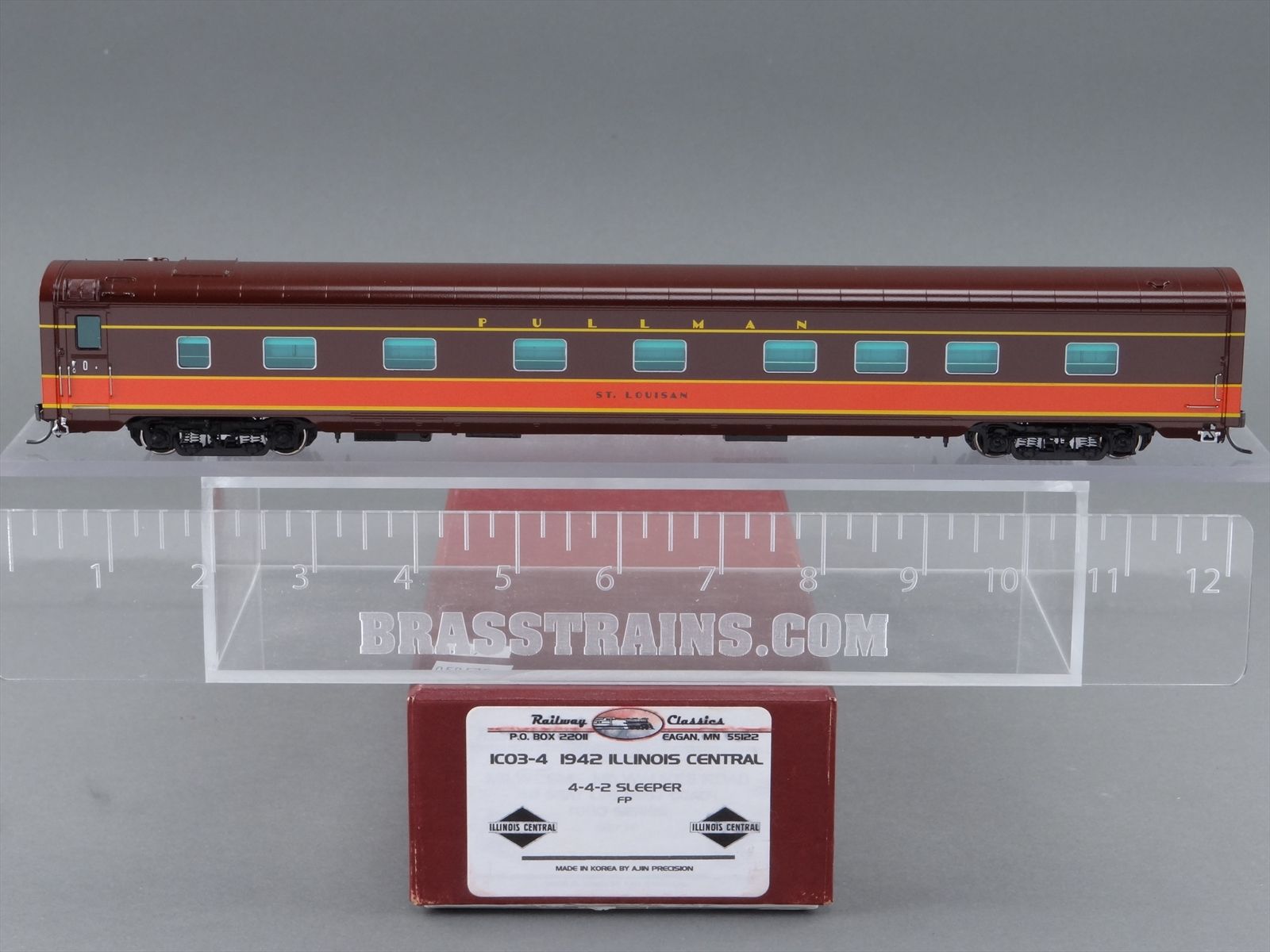 HO Brass Railway Classics IC03-4 IC 1942 Panama Limited 4-4-2 Sleeper ...