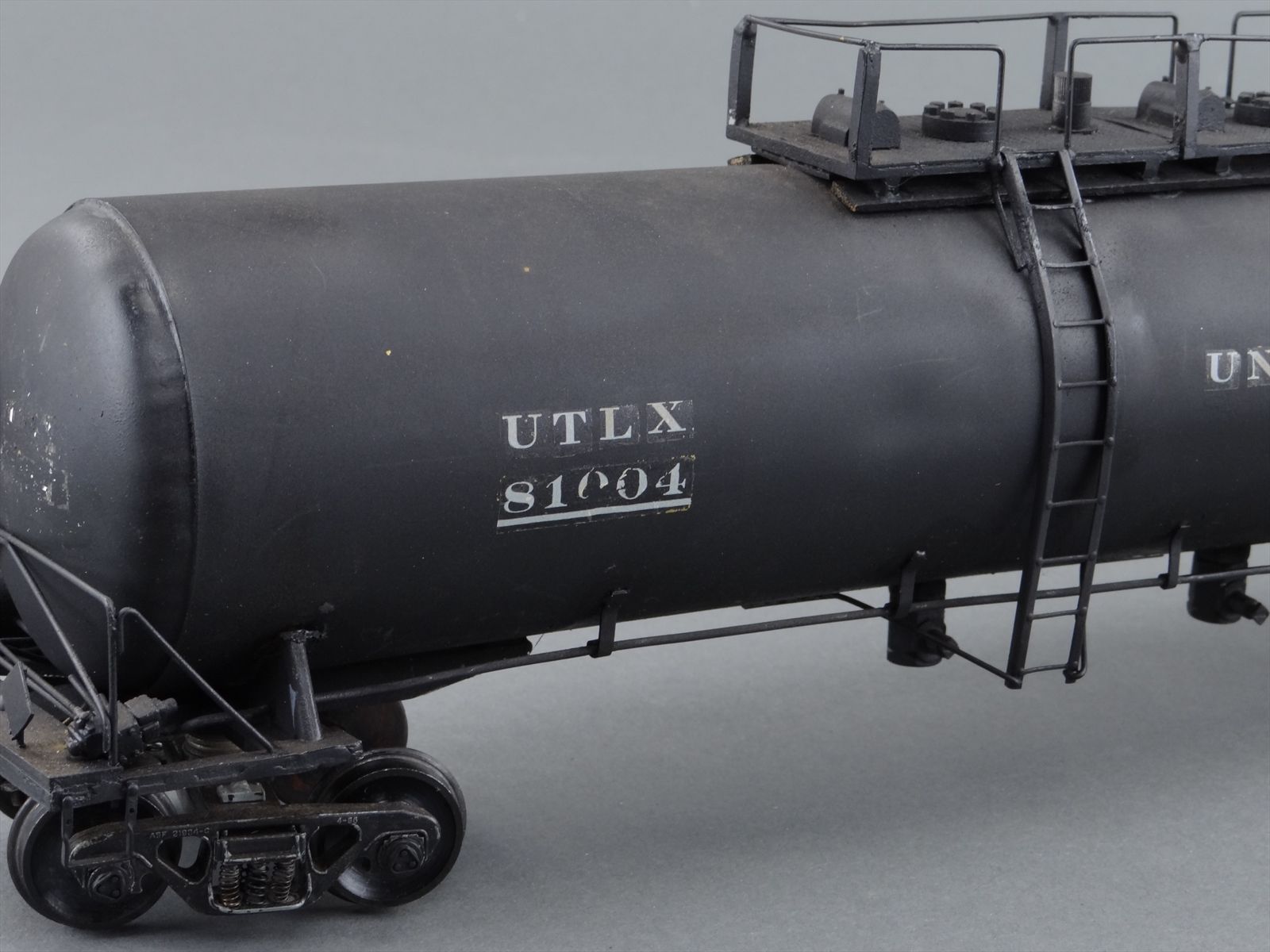 O Scale Brass Unknown UTLX Union Tank Lines Tank Car #81004 - Custom