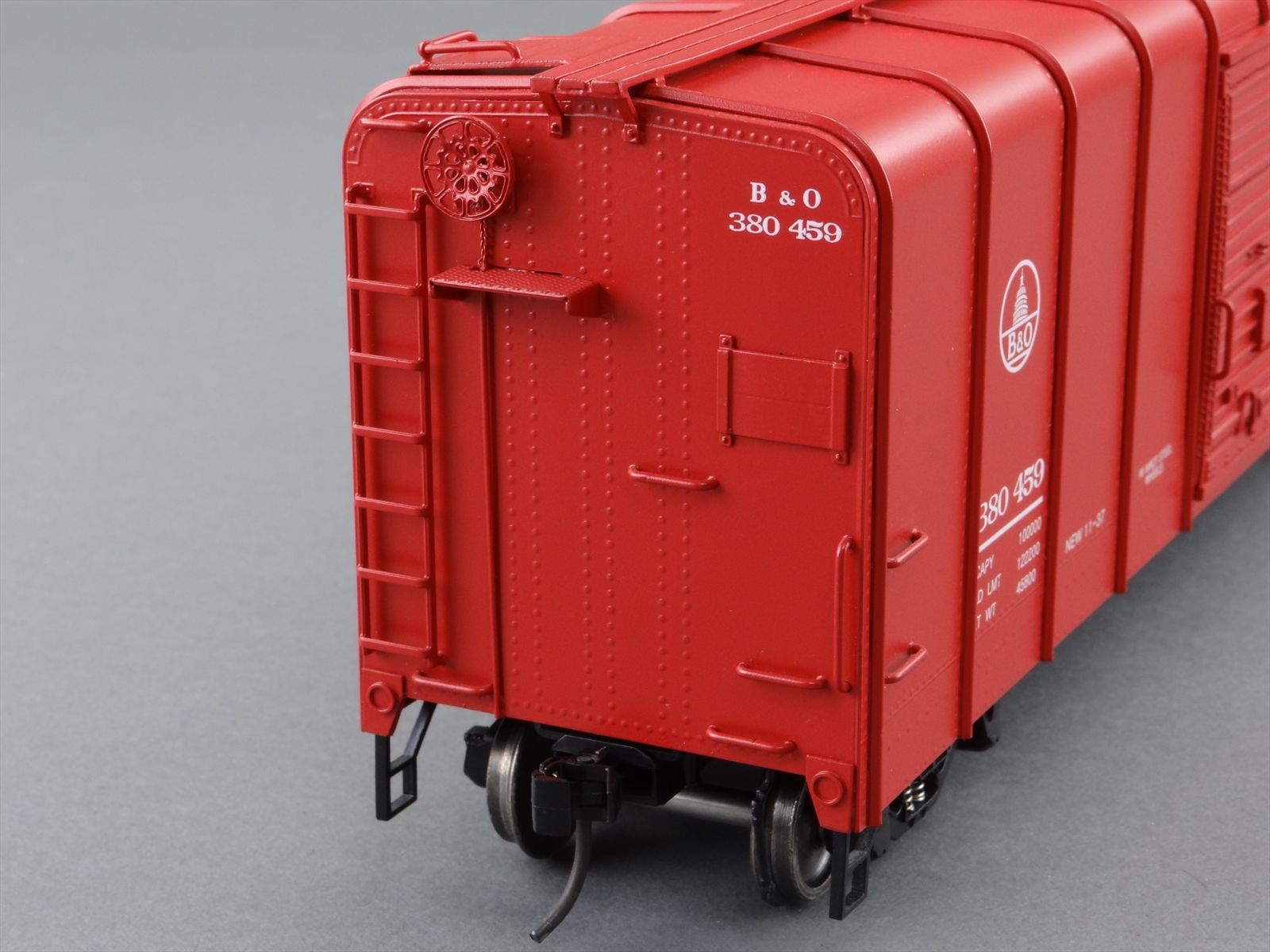 O 2-Rail Brass Sunset B&O Baltimore & Ohio Wagon Top M-53 Box Car #380459