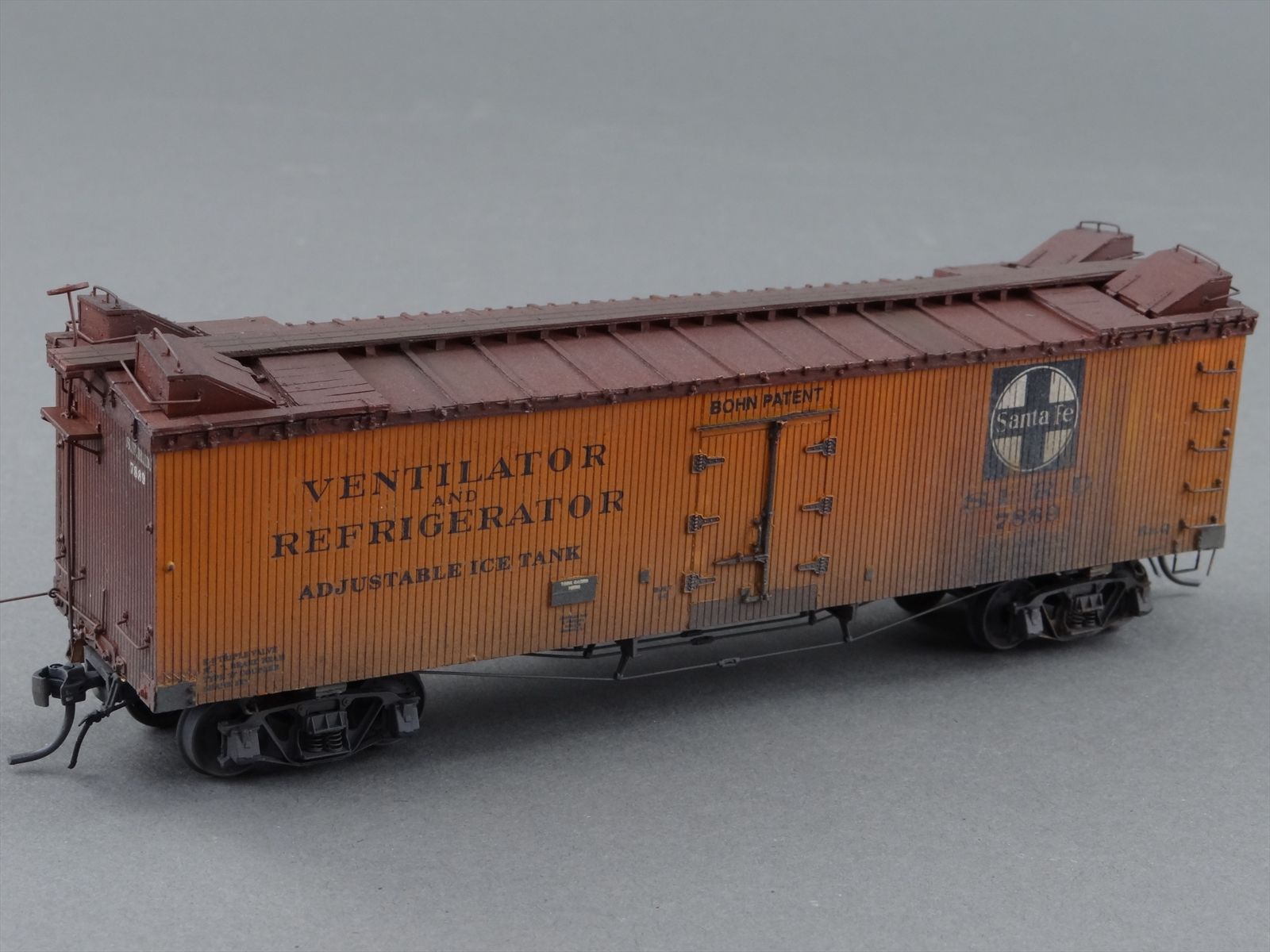 HO Westerfield 10801 Pro Built Kit - SFRD Santa Fe Reefer Refrigerator ...