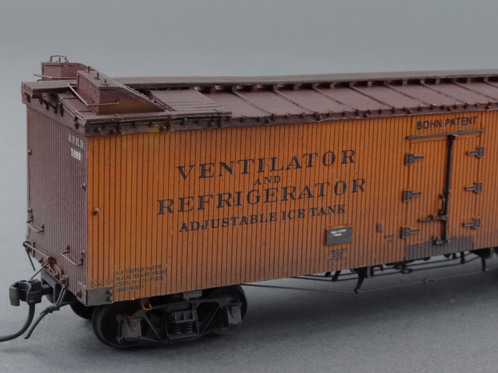 HO Westerfield 10801 Pro Built Kit - SFRD Santa Fe Reefer Refrigerator ...