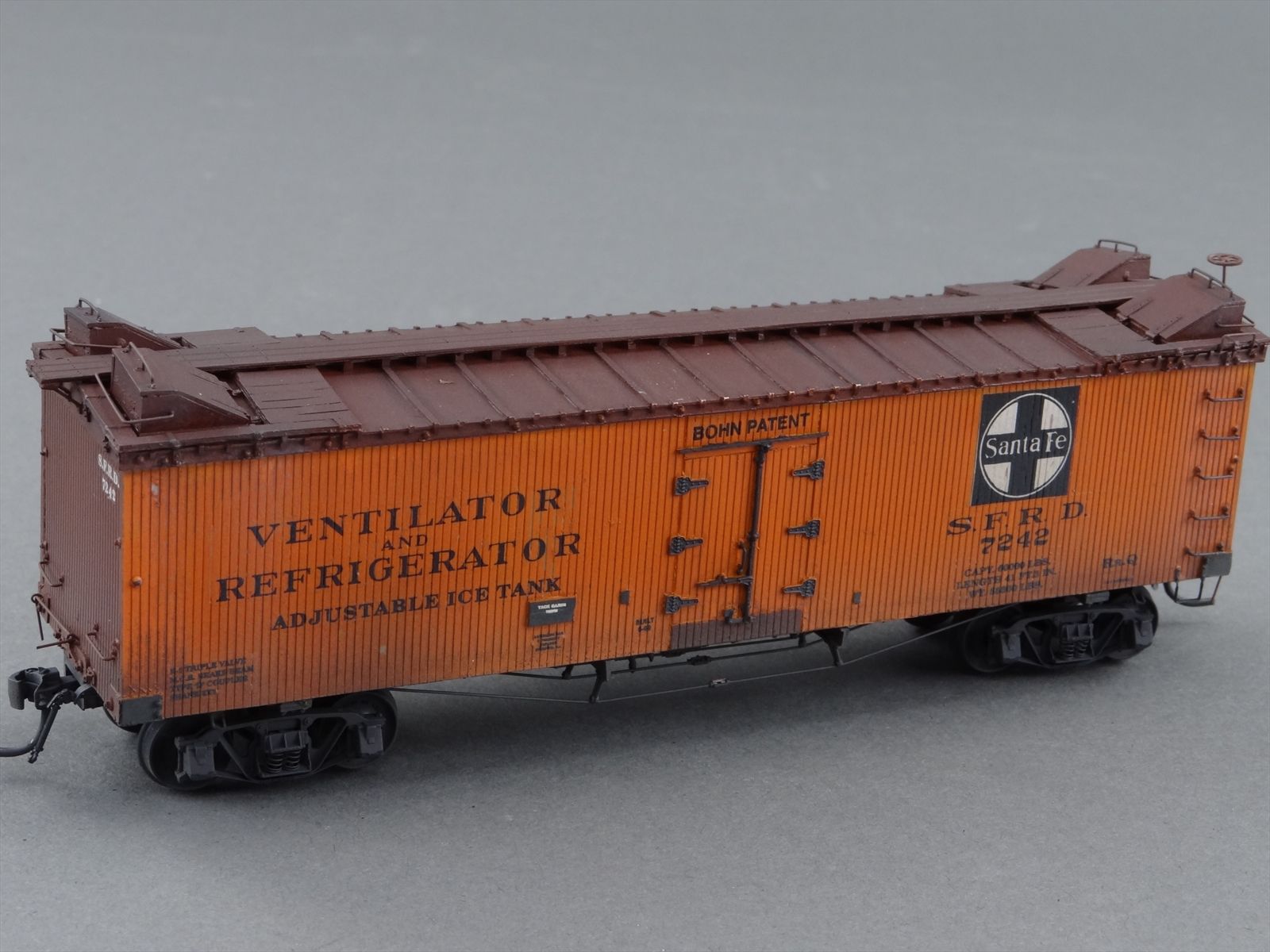 HO Westerfield 10801 Pro Built Kit - SFRD Santa Fe Reefer Refrigerator ...