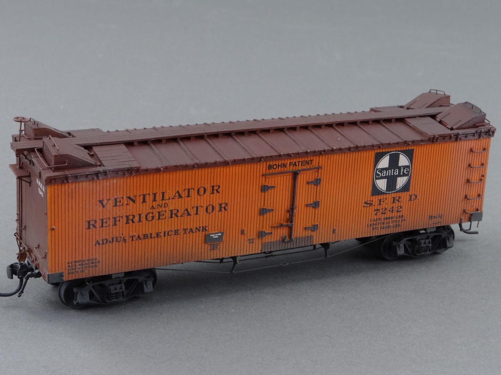 HO Westerfield 10801 Pro Built Kit - SFRD Santa Fe Reefer Refrigerator ...