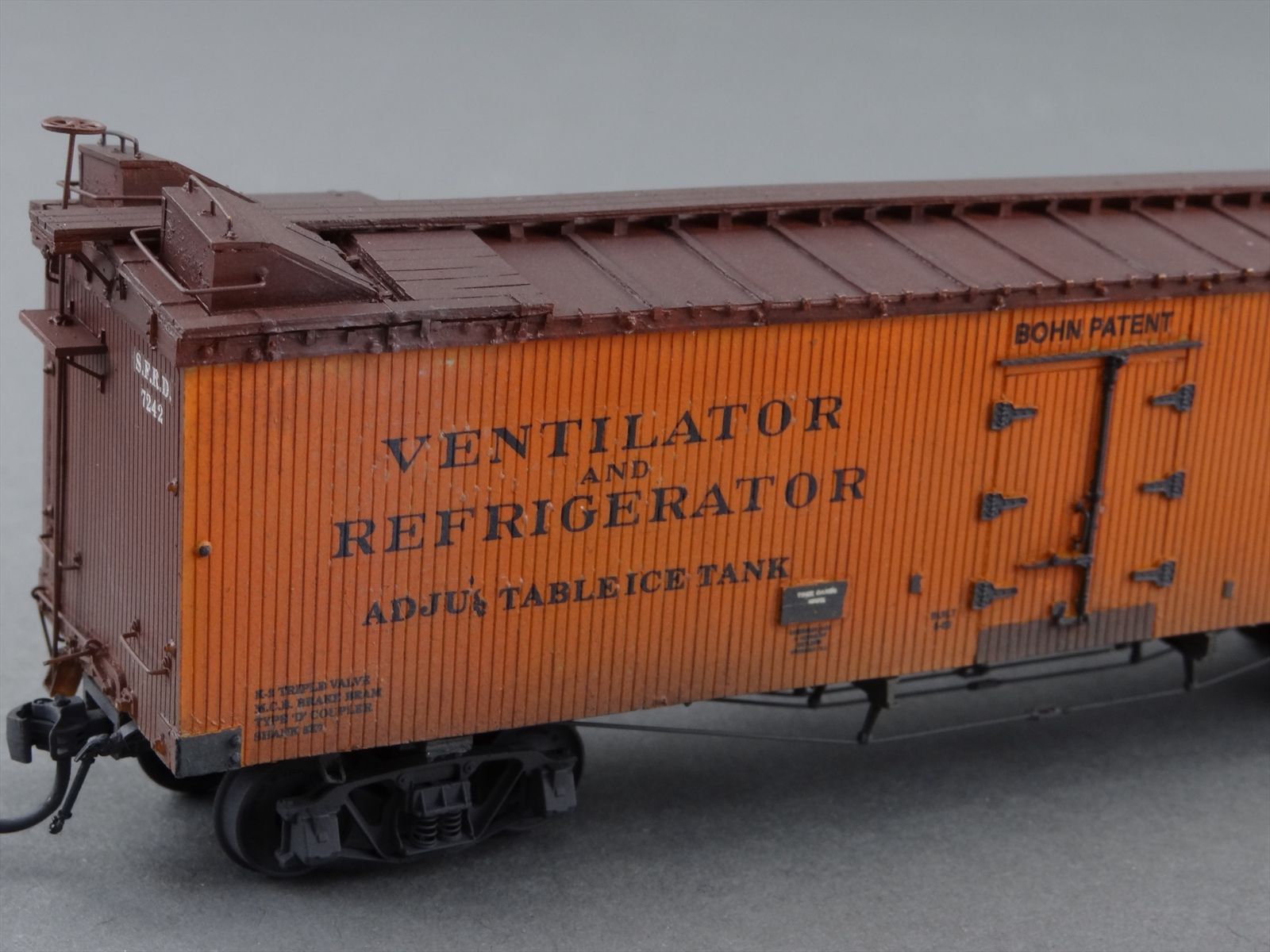 HO Westerfield 10801 Pro Built Kit - SFRD Santa Fe Reefer Refrigerator ...