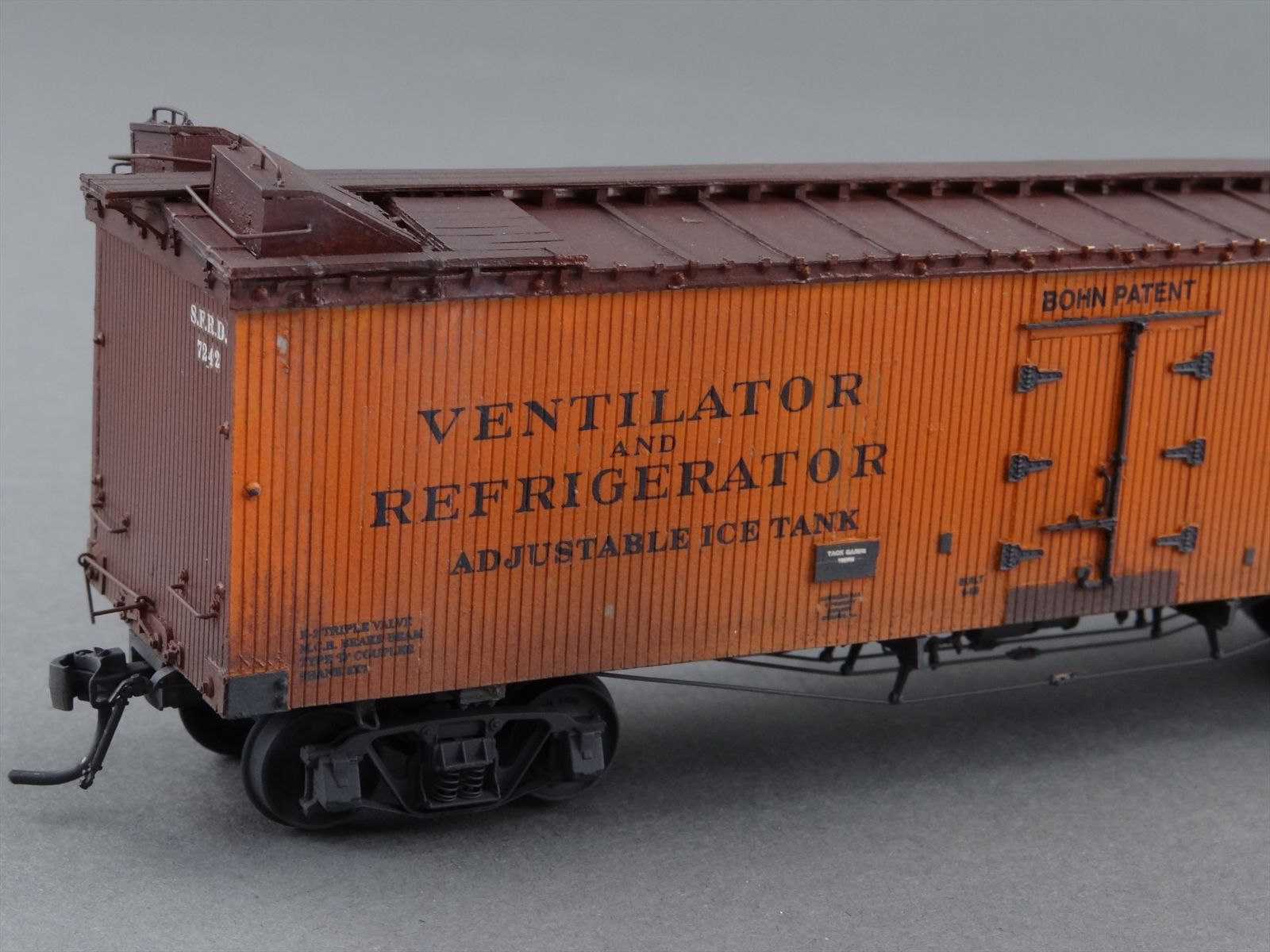 HO Westerfield 10801 Pro Built Kit - SFRD Santa Fe Reefer Refrigerator ...