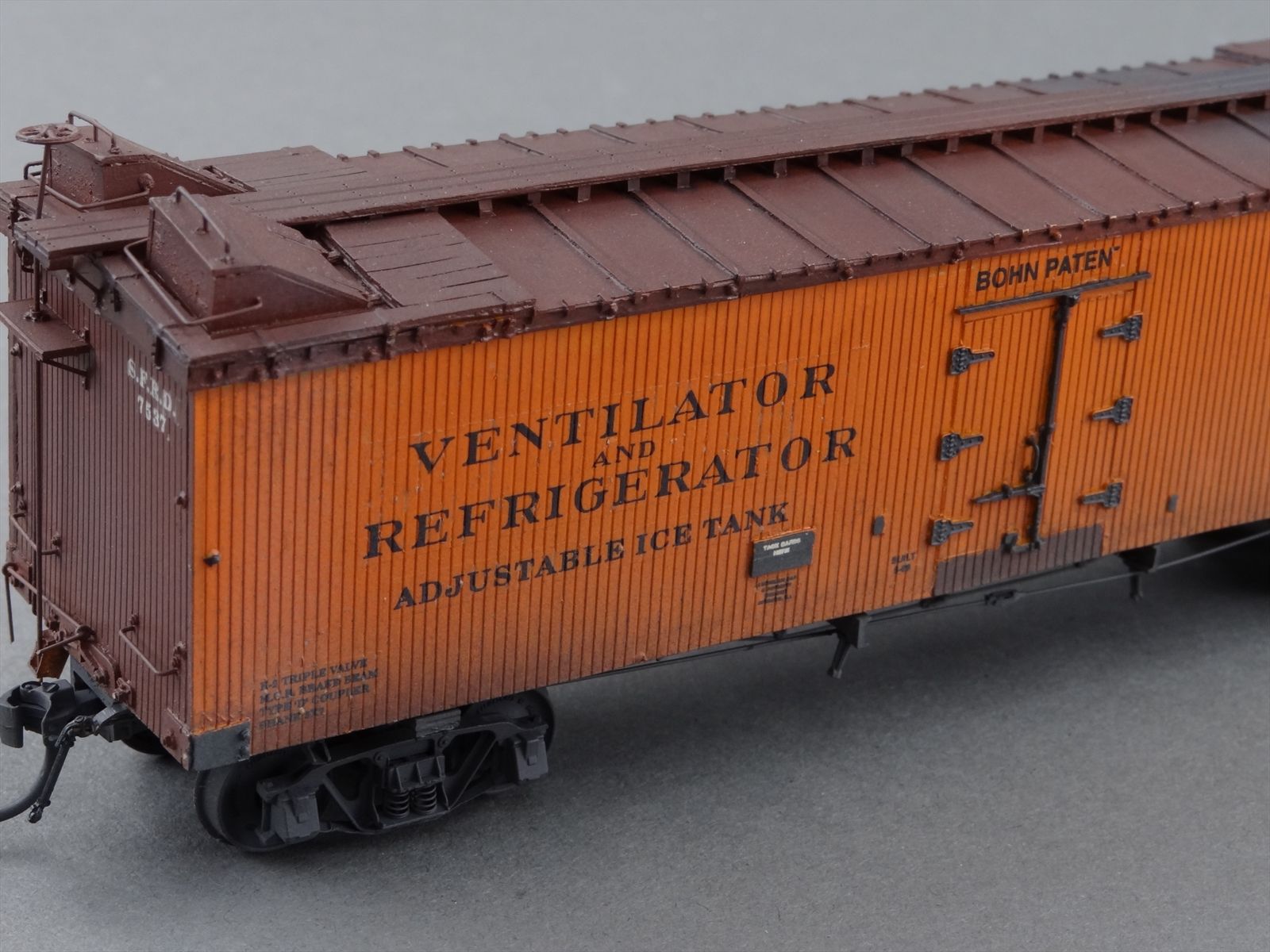 HO Westerfield 10801 Pro Built Kit - SFRD Santa Fe Reefer Refrigerator ...