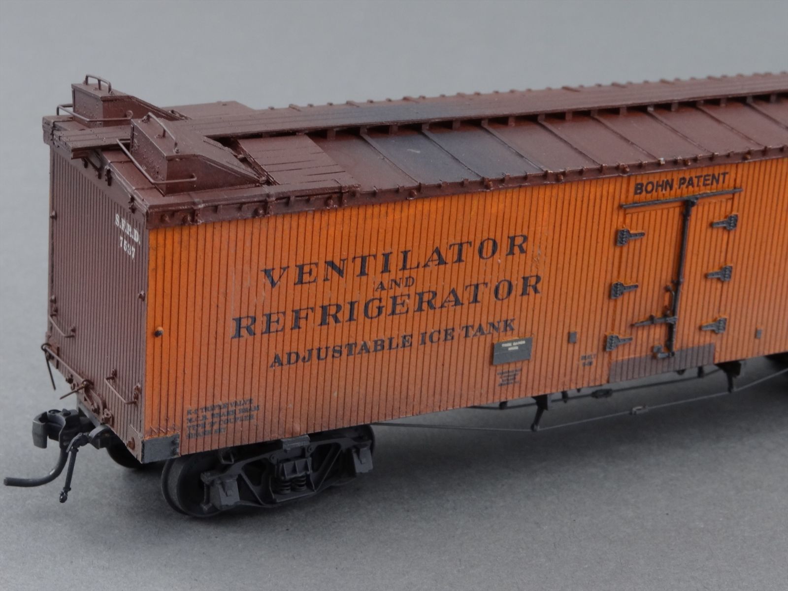 HO Westerfield 10801 Pro Built Kit - SFRD Santa Fe Reefer Refrigerator ...