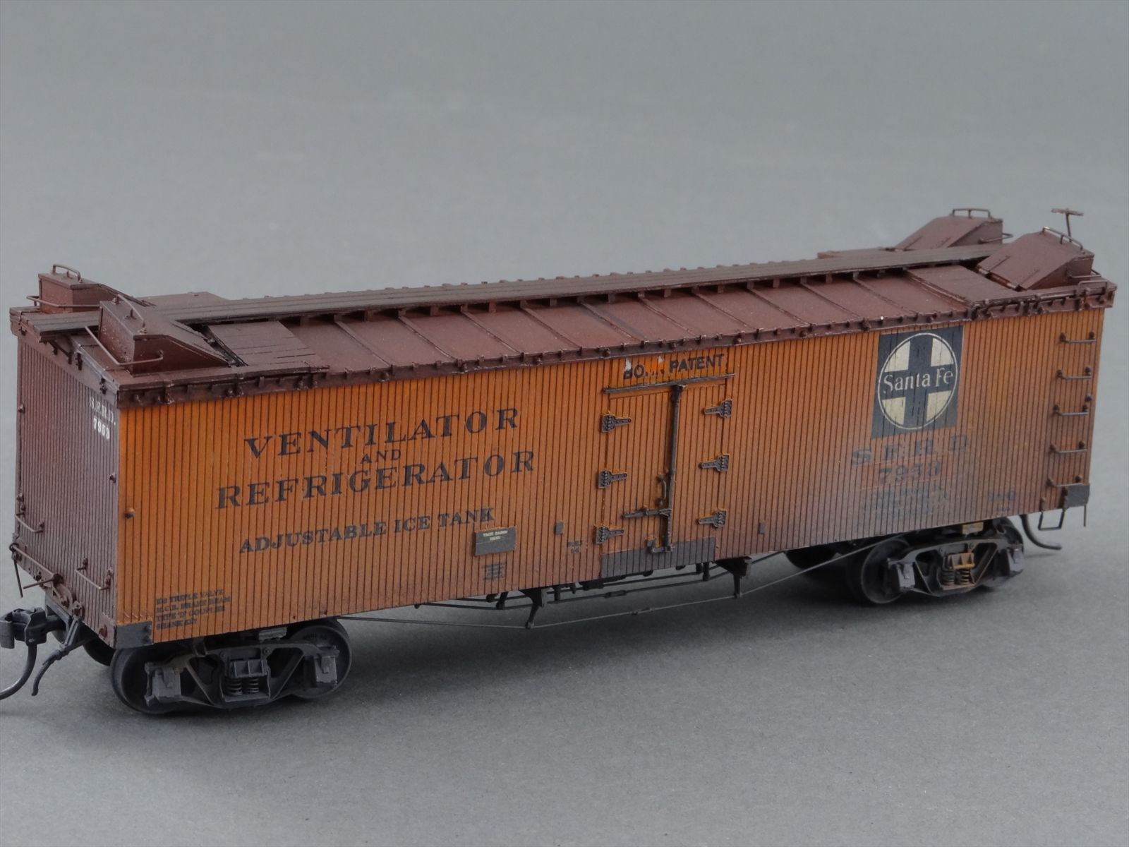 HO Westerfield 10801 Pro Built Kit - SFRD Santa Fe Reefer Refrigerator ...