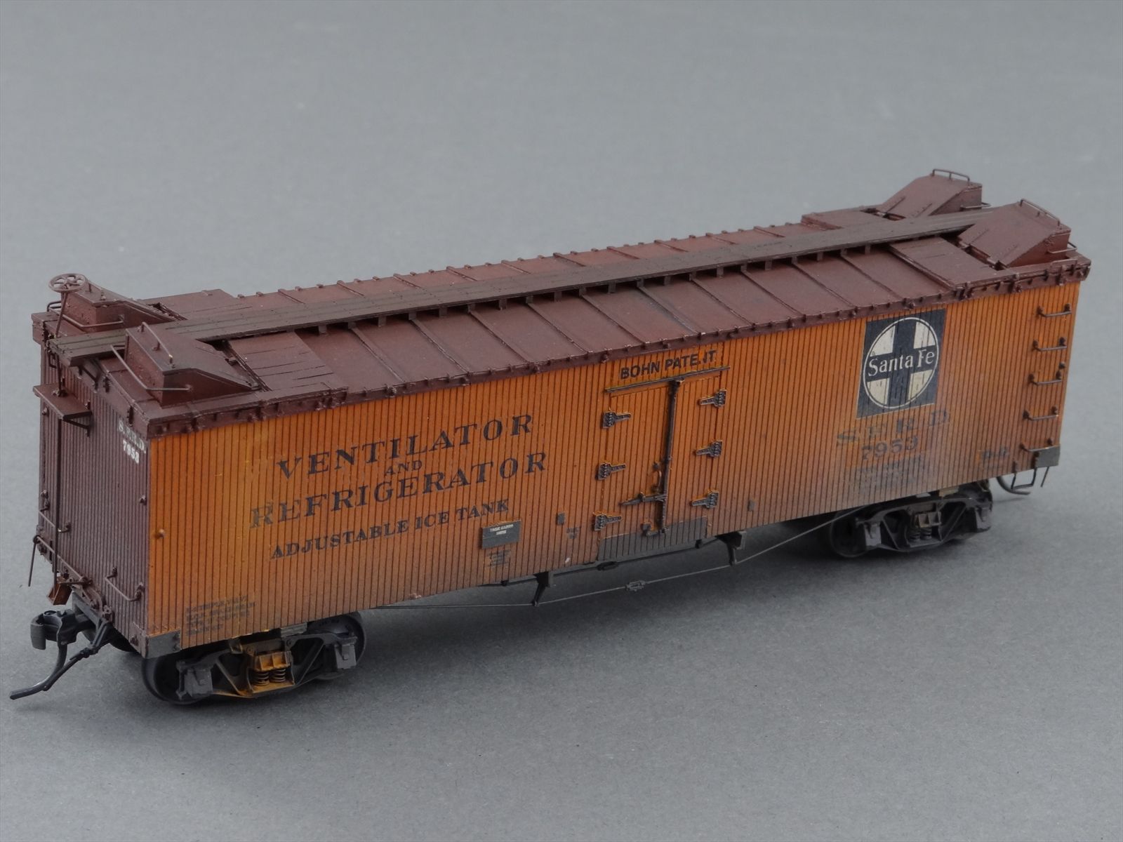 HO Westerfield 10801 Pro Built Kit - SFRD Santa Fe Reefer Refrigerator ...