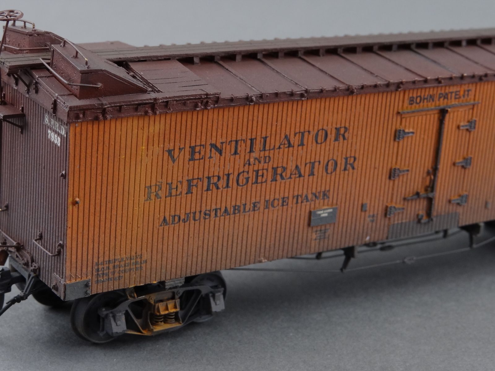 HO Westerfield 10801 Pro Built Kit - SFRD Santa Fe Reefer Refrigerator ...