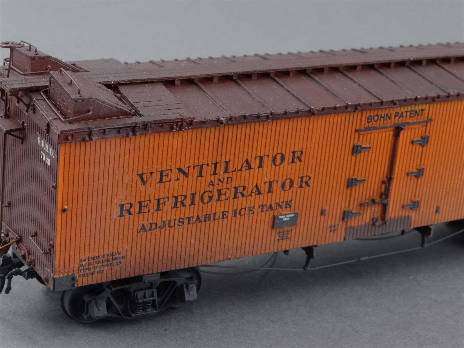 HO Westerfield 10801 Pro Built Kit - SFRD Santa Fe Reefer Refrigerator ...