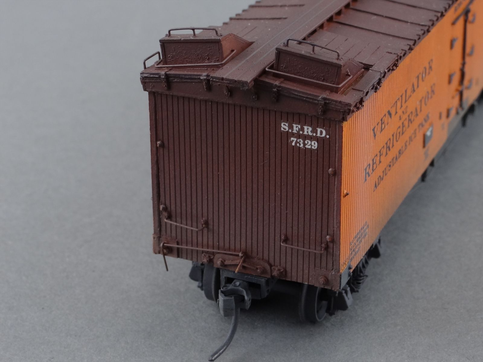 HO Westerfield 10801 Pro Built Kit - SFRD Santa Fe Reefer Refrigerator ...