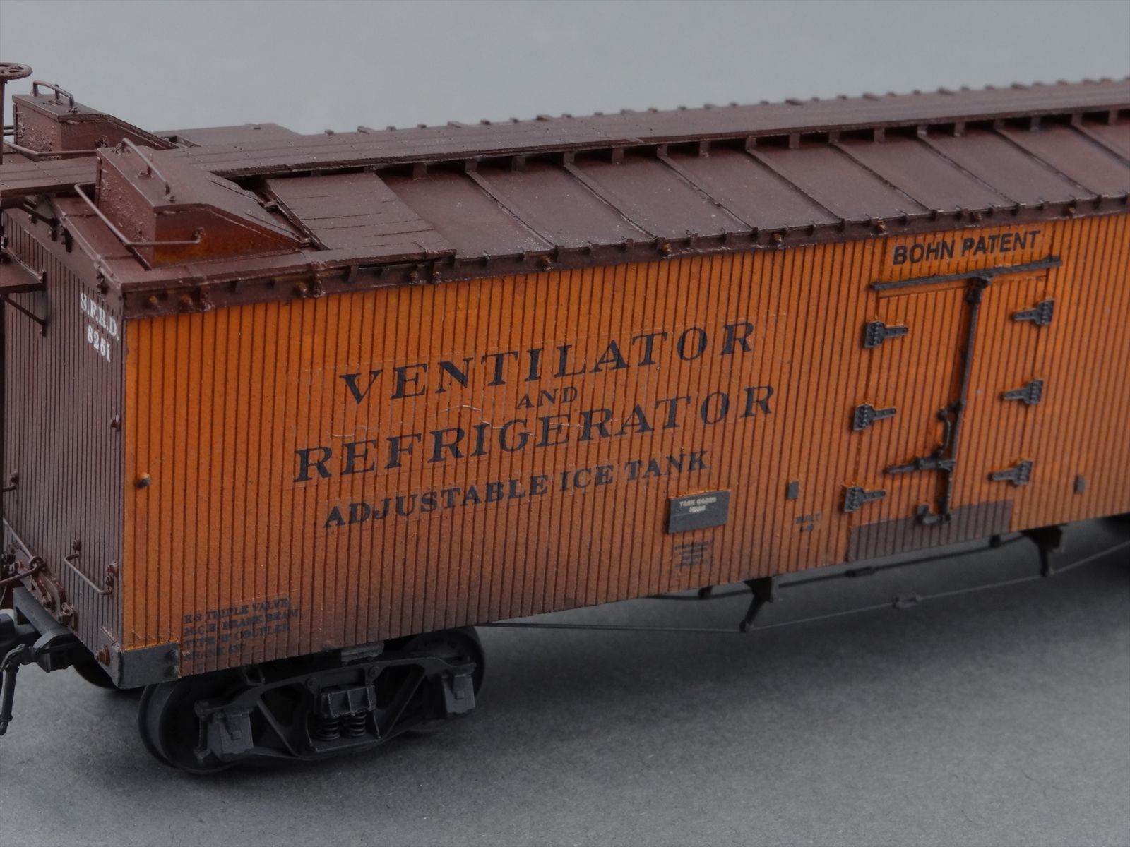 HO Westerfield 10802 Pro Built Kit - SFRD Santa Fe Reefer Refrigerator ...